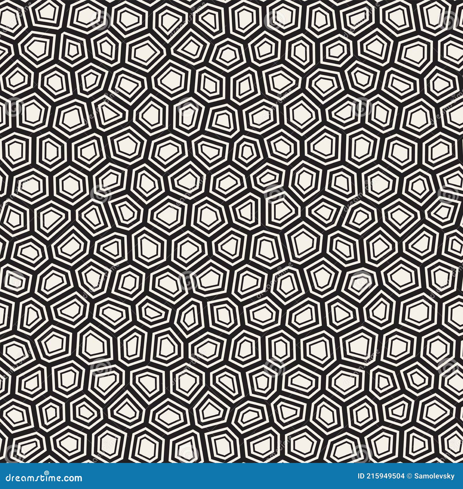 Seamless Irregular Lines Vector Mosaic Pattern. Abstract Chaotic ...