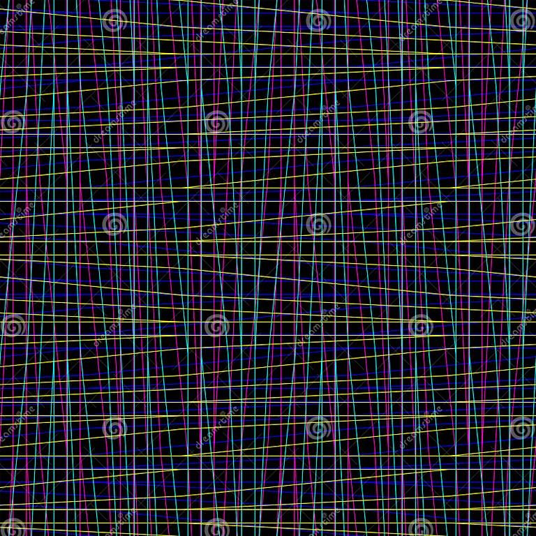 Seamless Irregular Thread Grid Pattern. Stock Vector - Illustration of decor, color: 114357816