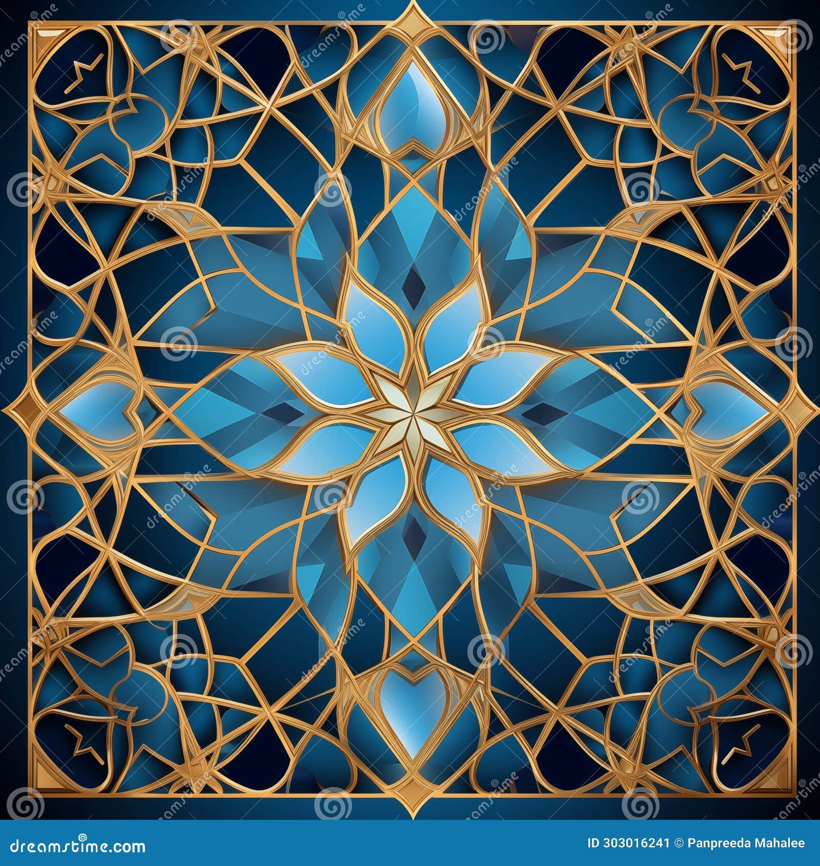 Seamless Islamic Arabic Mosaic Repeating for Background. Stock ...