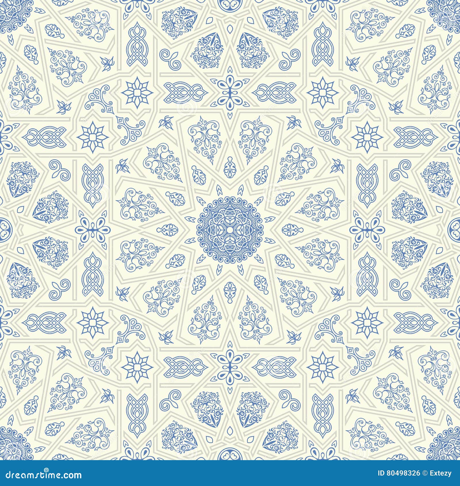 Seamless Islamic Pattern And Background Vector Illustration ...