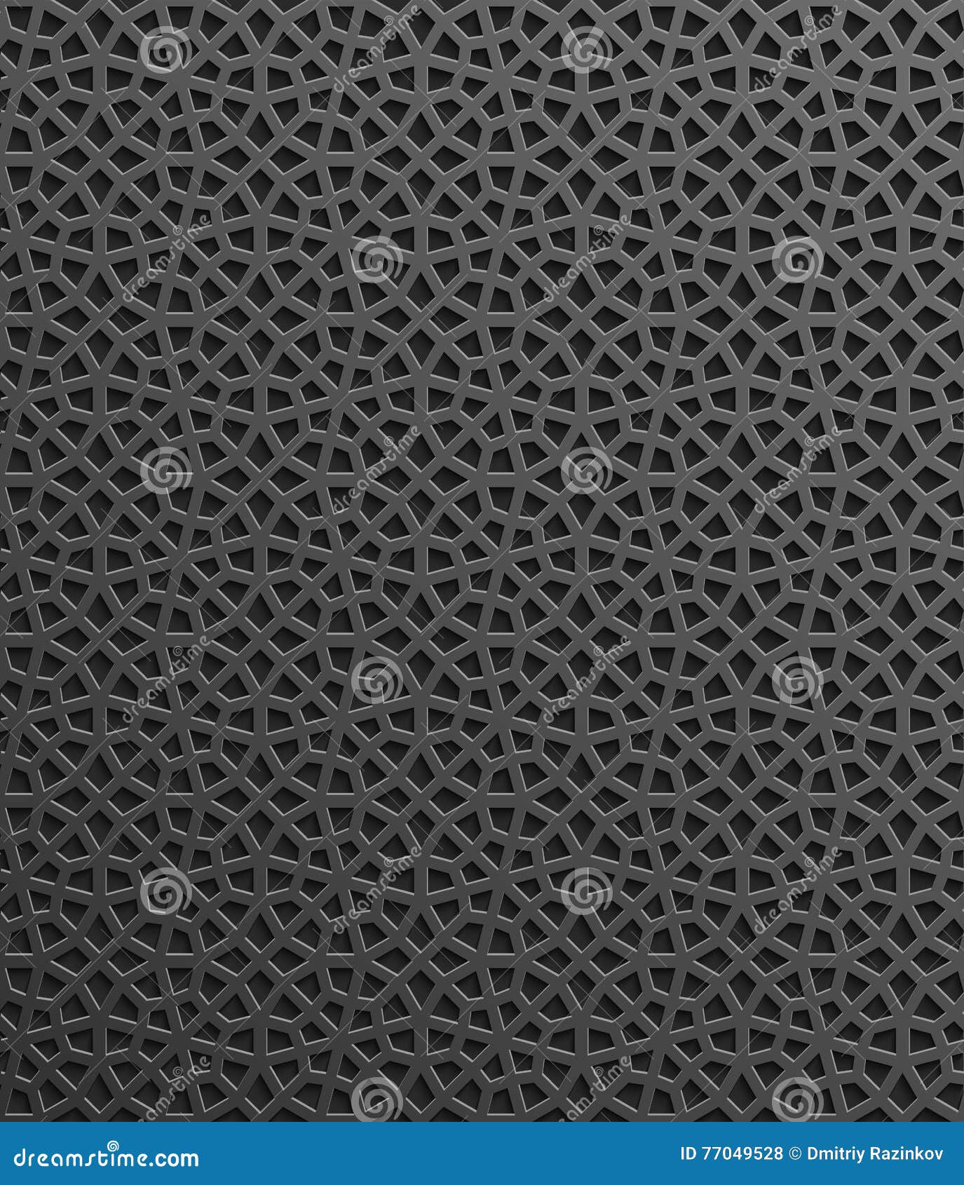 Seamless Islamic Pattern 3d . Traditional Arabic Design Element. Stock ...