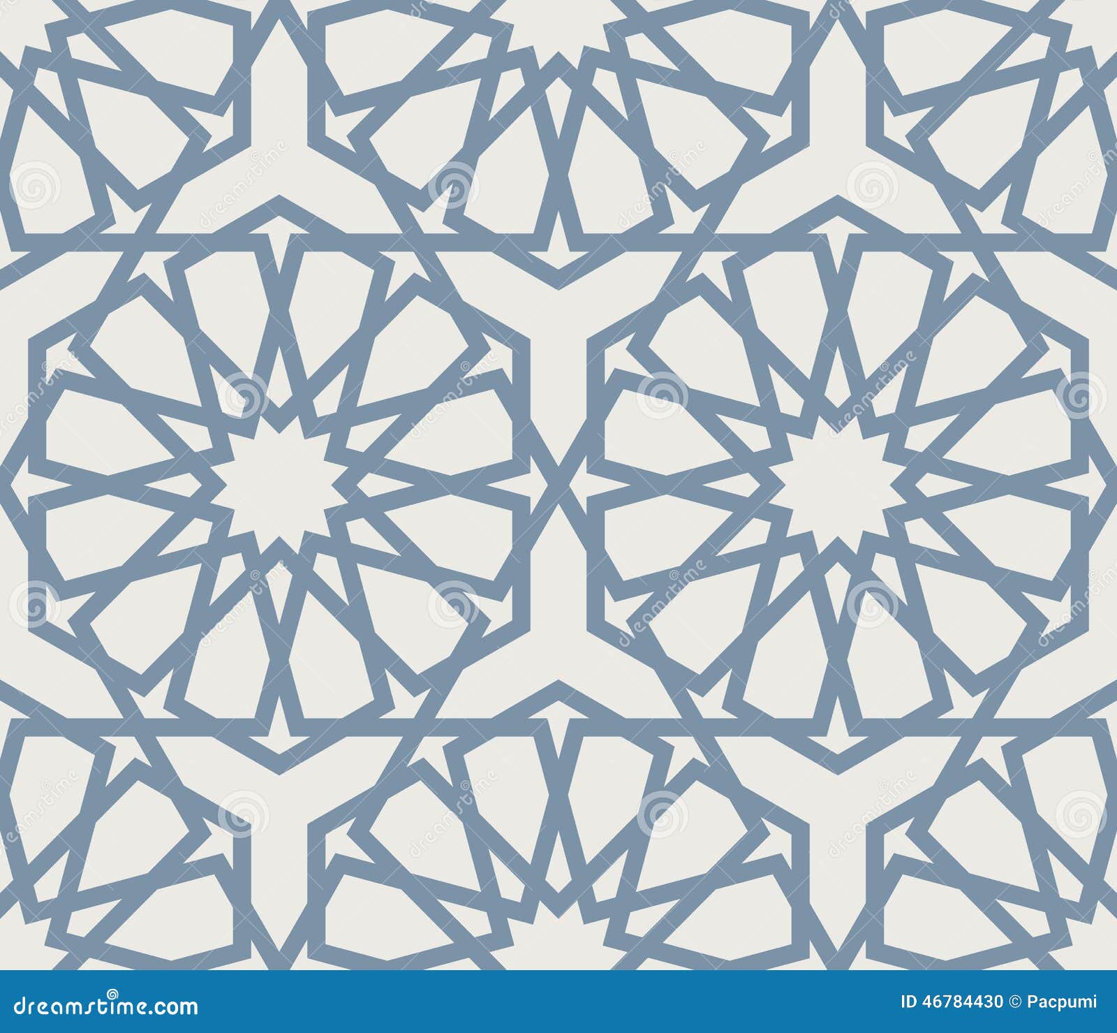 Seamless islamic pattern stock illustration. Illustration of backdrop ...