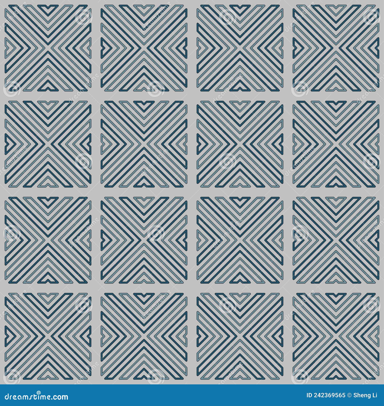 The Seamless Islamic Style Fabric Pattern Stock Vector - Illustration ...