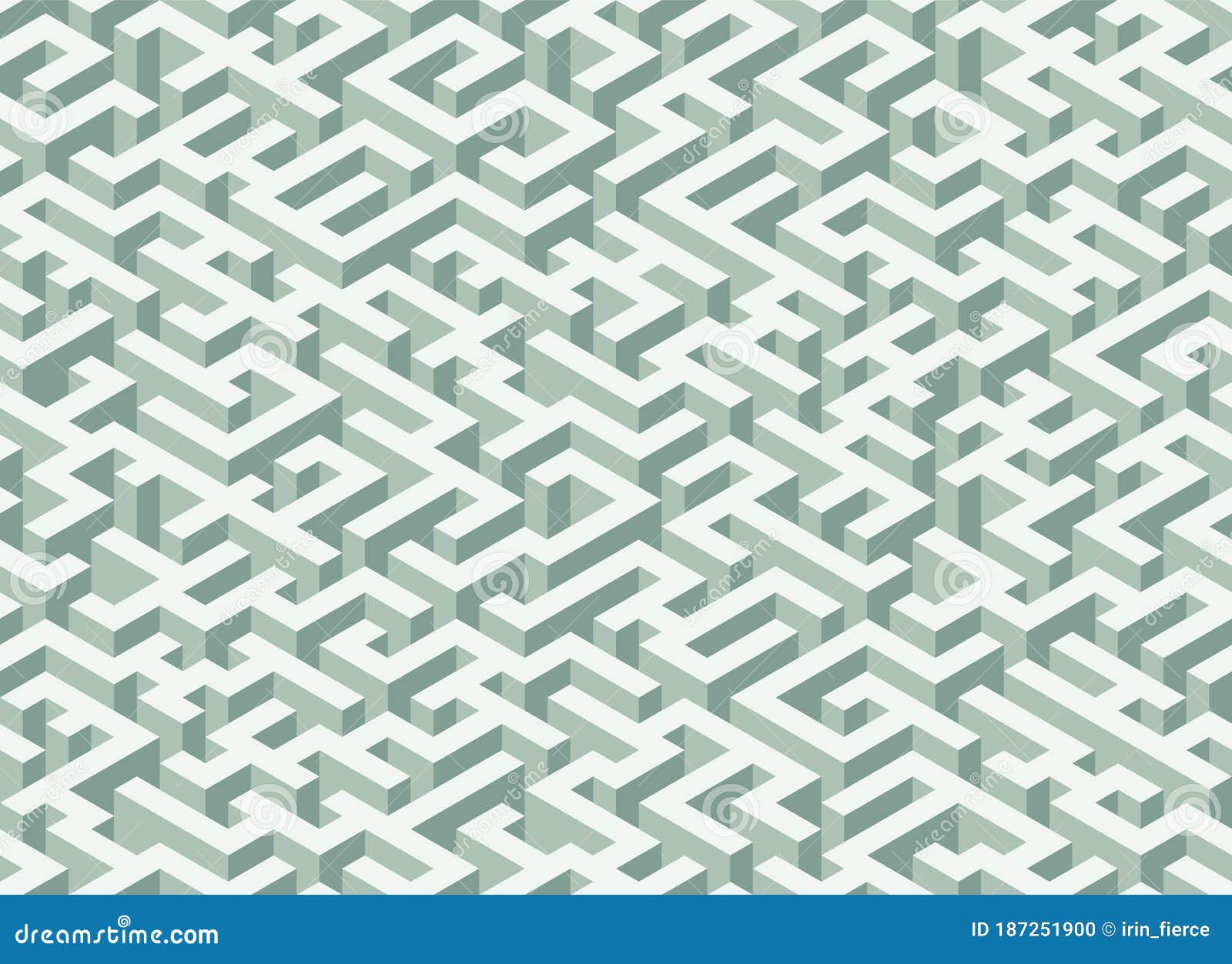 Maze Of Green Bushes, Labyrinth Garden. Vector Illustration. Iso ...