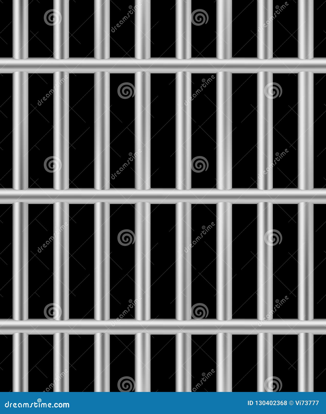 Seamless Jail Bars Pattern. Iron Prison Cell Vector. Stock Vector ...