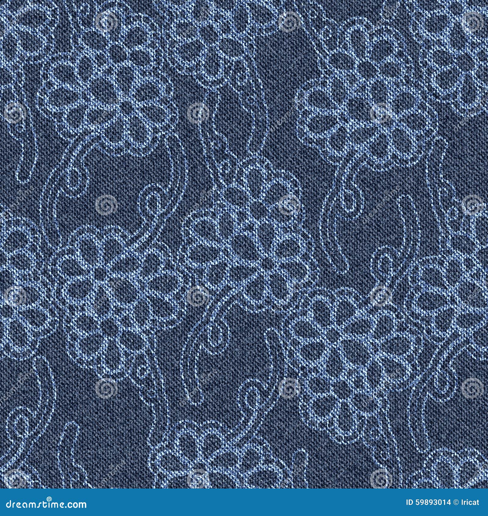 Seamless Jeans Denim Patchwork Pattern Stock Image | CartoonDealer.com ...