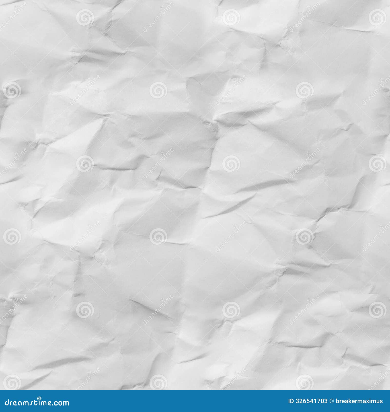 Seamless 4k Photo Texture of Crumpled White Paper Stock Image - Image ...
