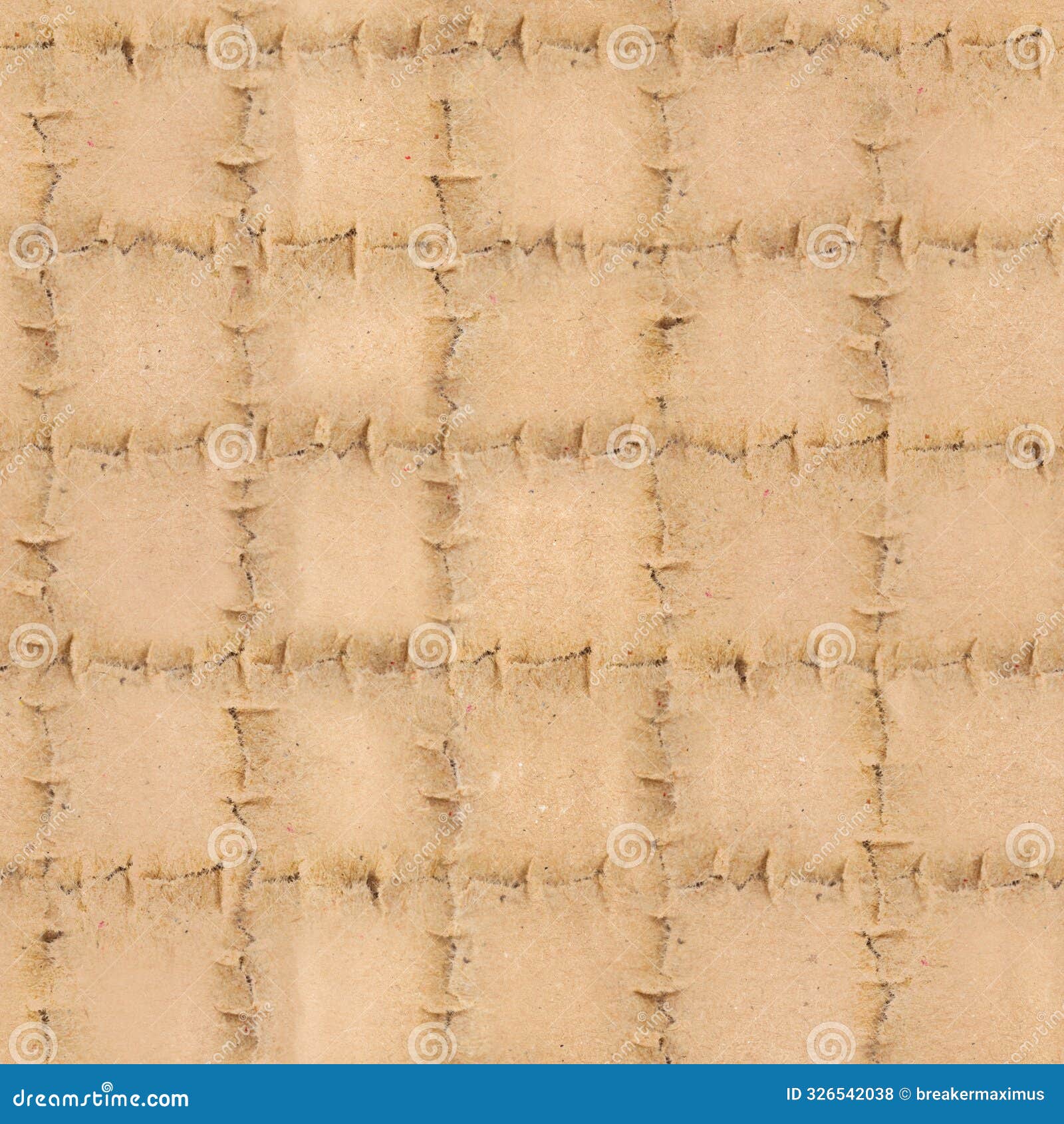 Seamless 4k Photo Texture of Damaged and Mesh Patterned Cardboard Paper ...