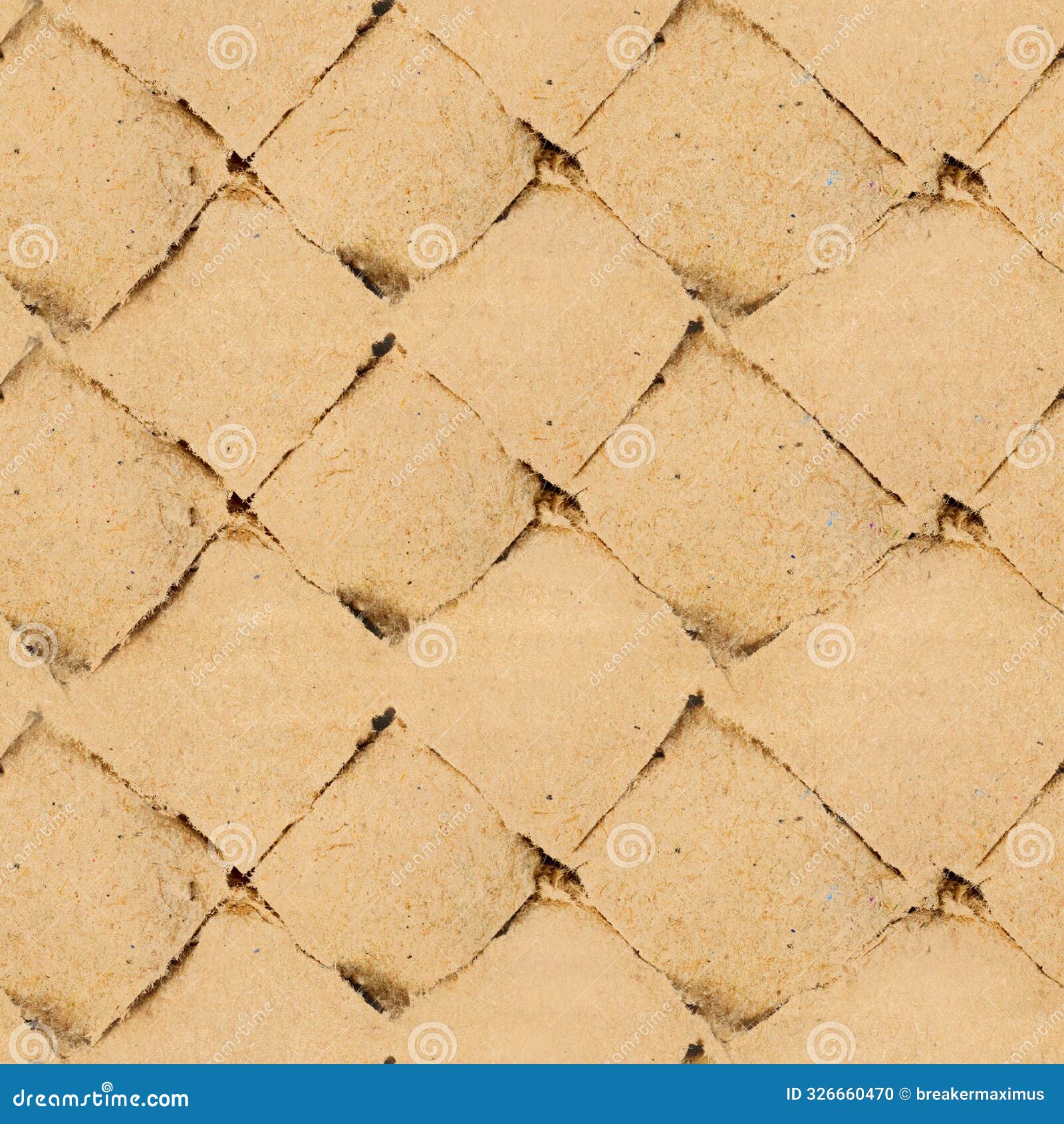 Seamless 4k Photo Texture of Damaged and Mesh Patterned Cardboard Paper ...