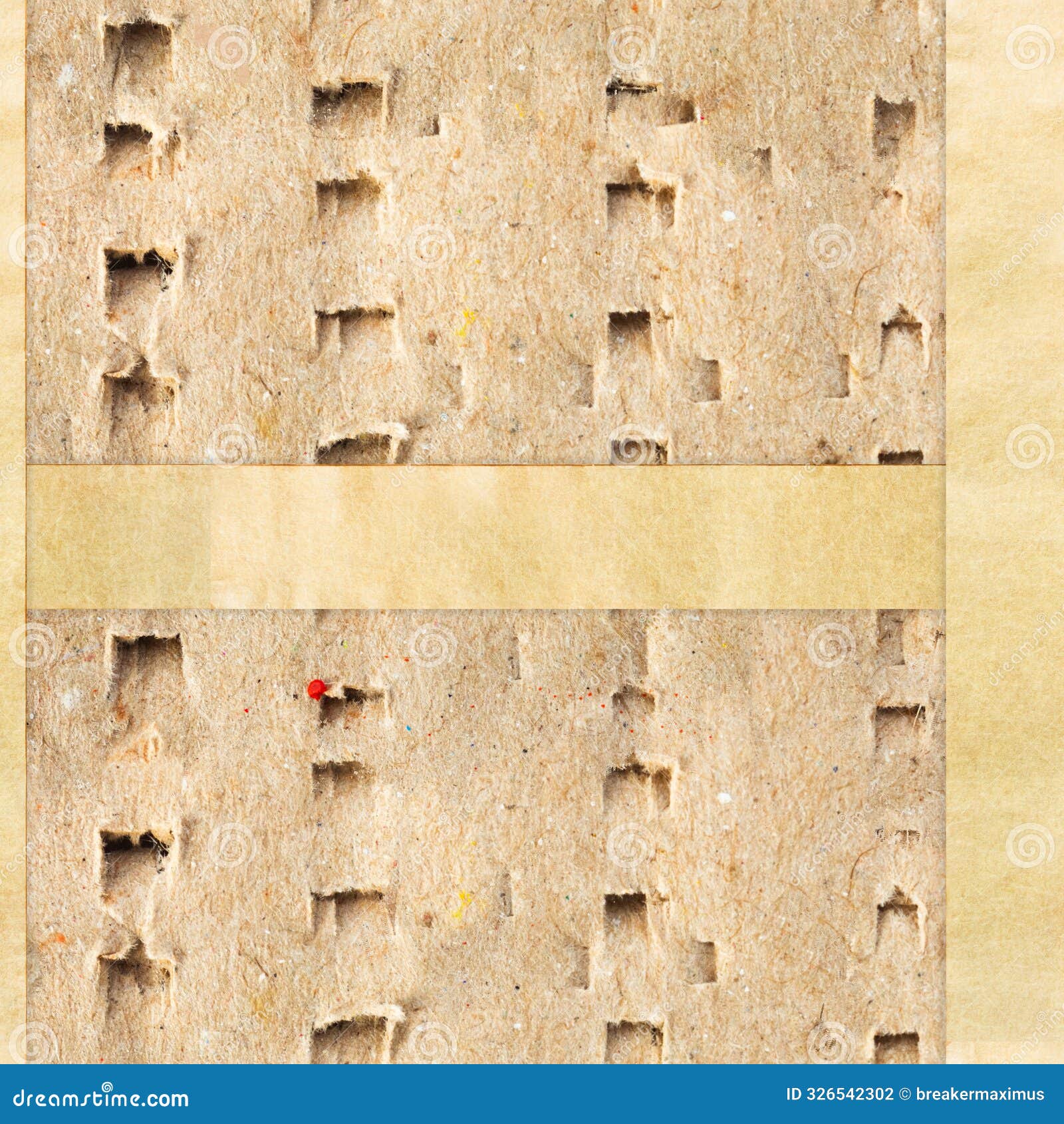 Seamless 4k Photo Texture of Perforated or Cutted Cardboard Paper Stock ...