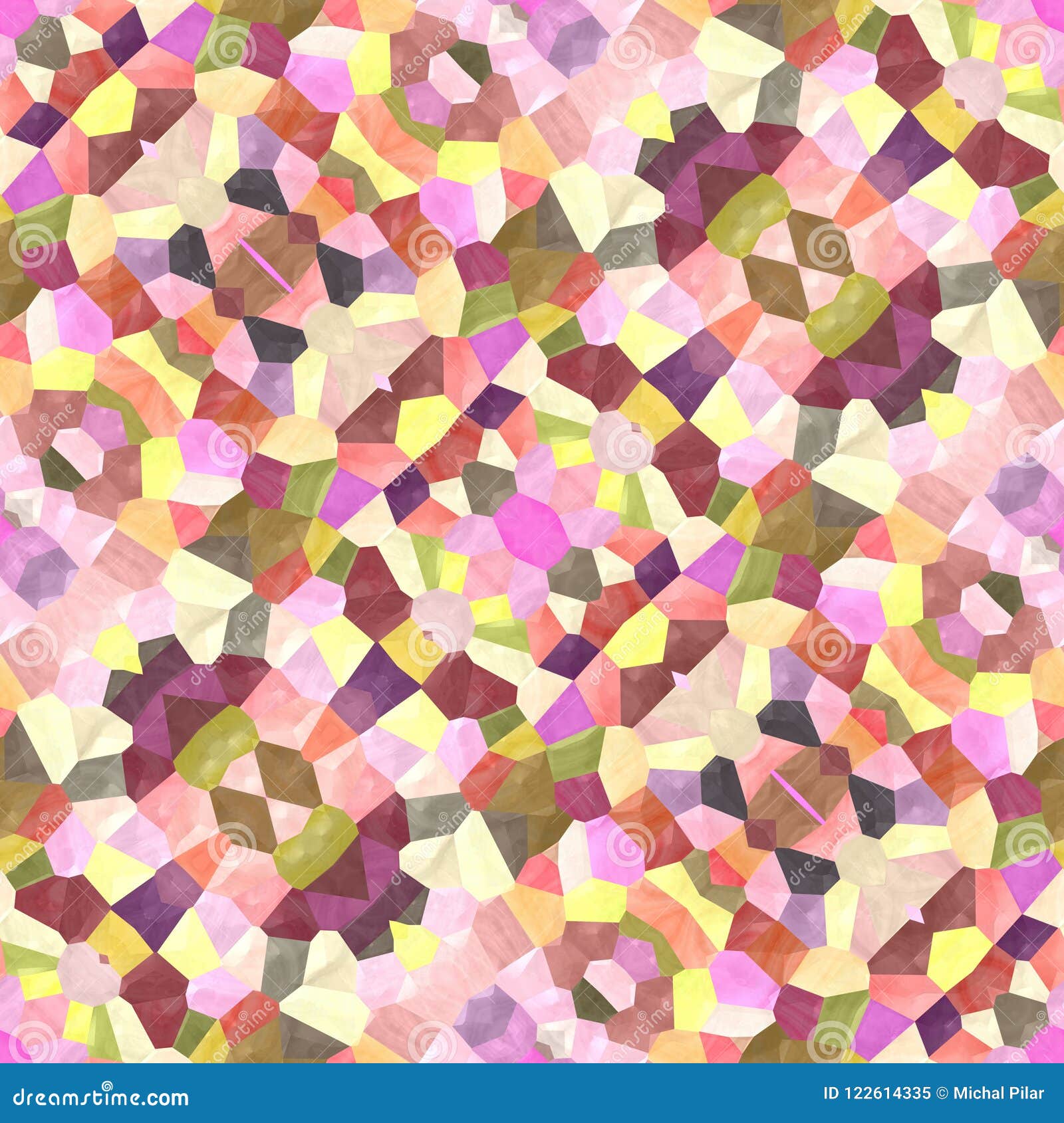 Seamless Kaleidoscope Paint with Color Texture Stock Illustration ...