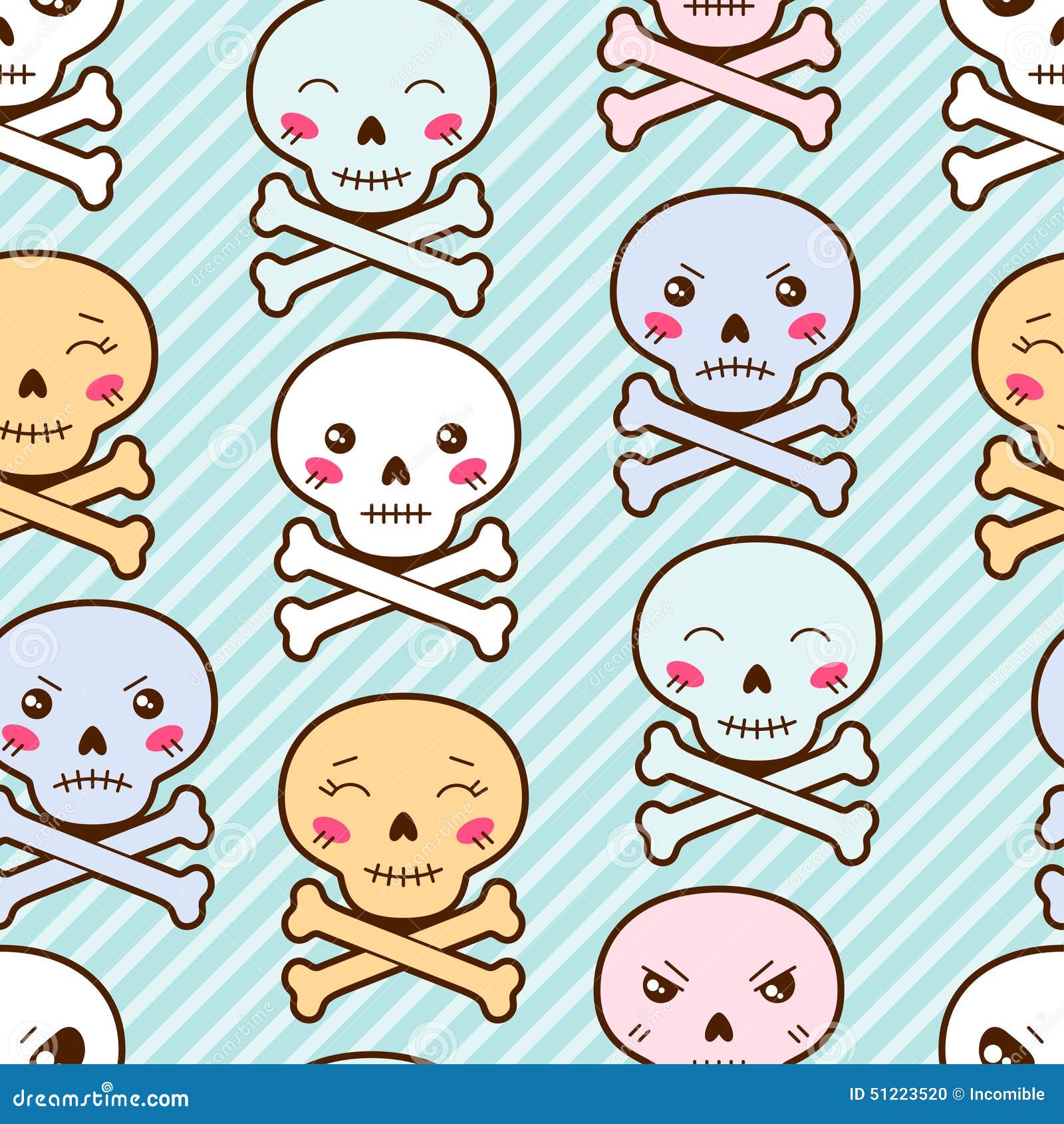 Kawaii Cartoon Style Doodle Character Chocolate Ice Cream. Emoticon ...