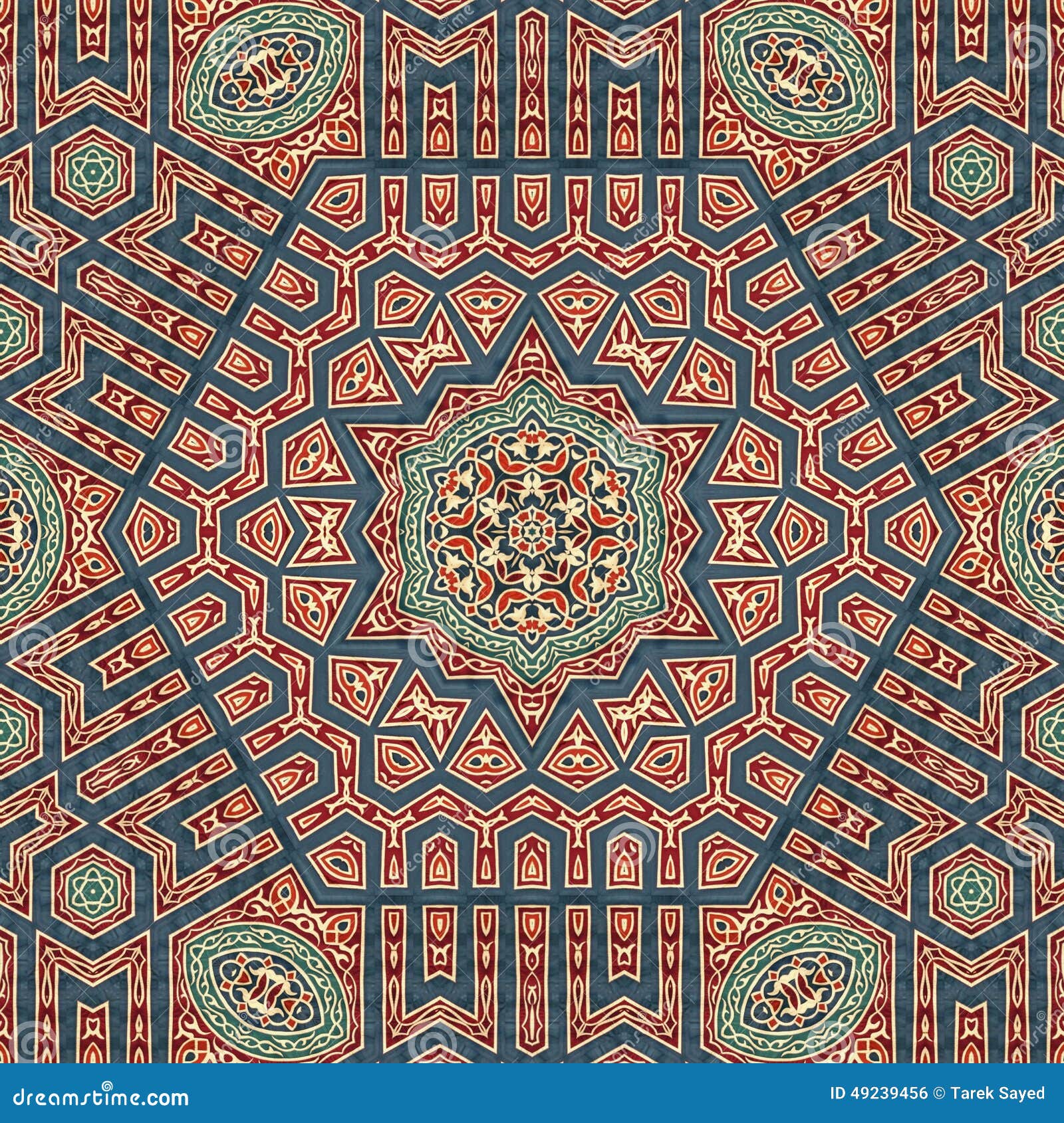 Seamless Khayameya Pattern Design 023 Stock Photo - Image of maker ...