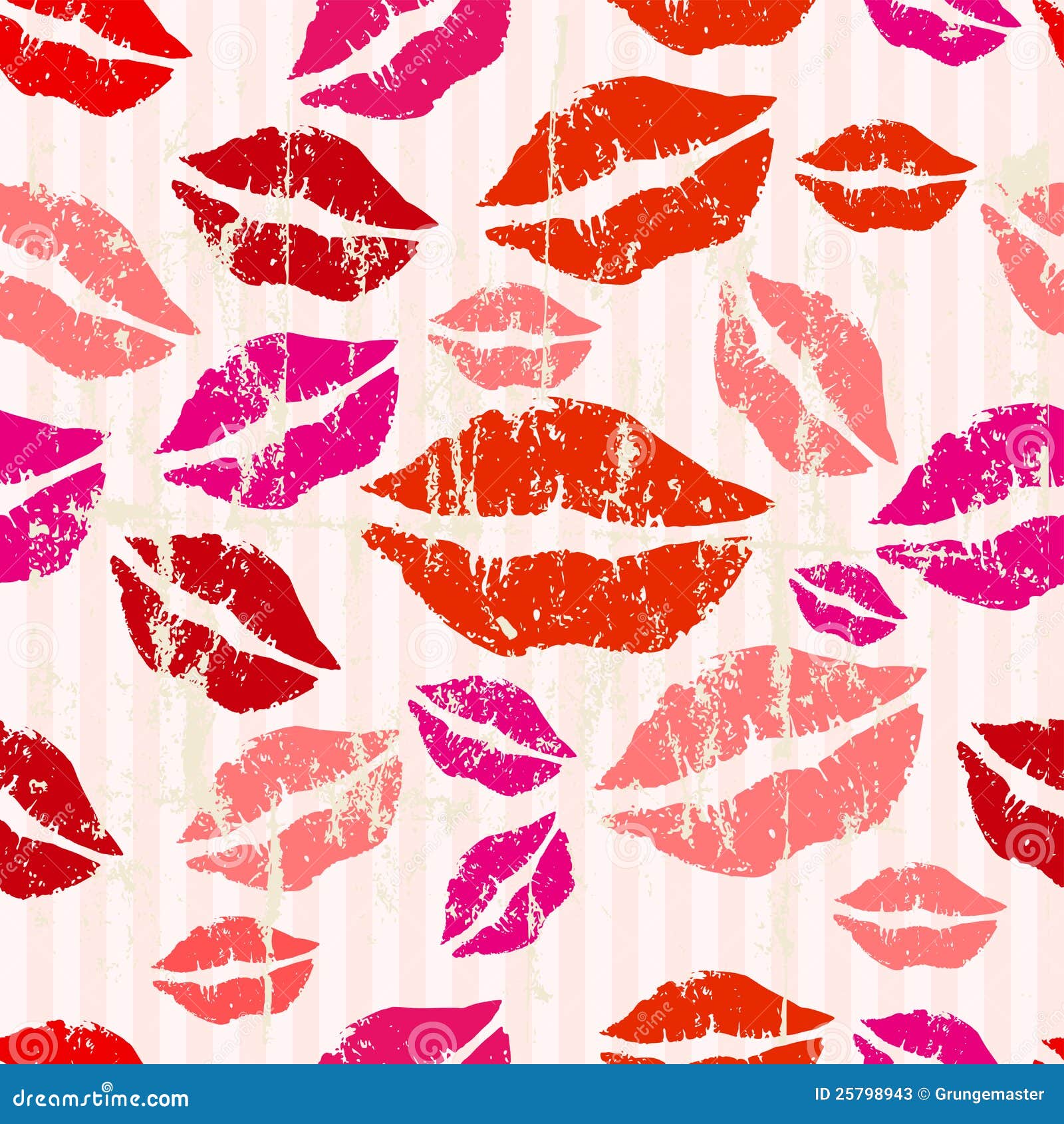 Seamless kiss background stock vector. Illustration of textured - 25798943
