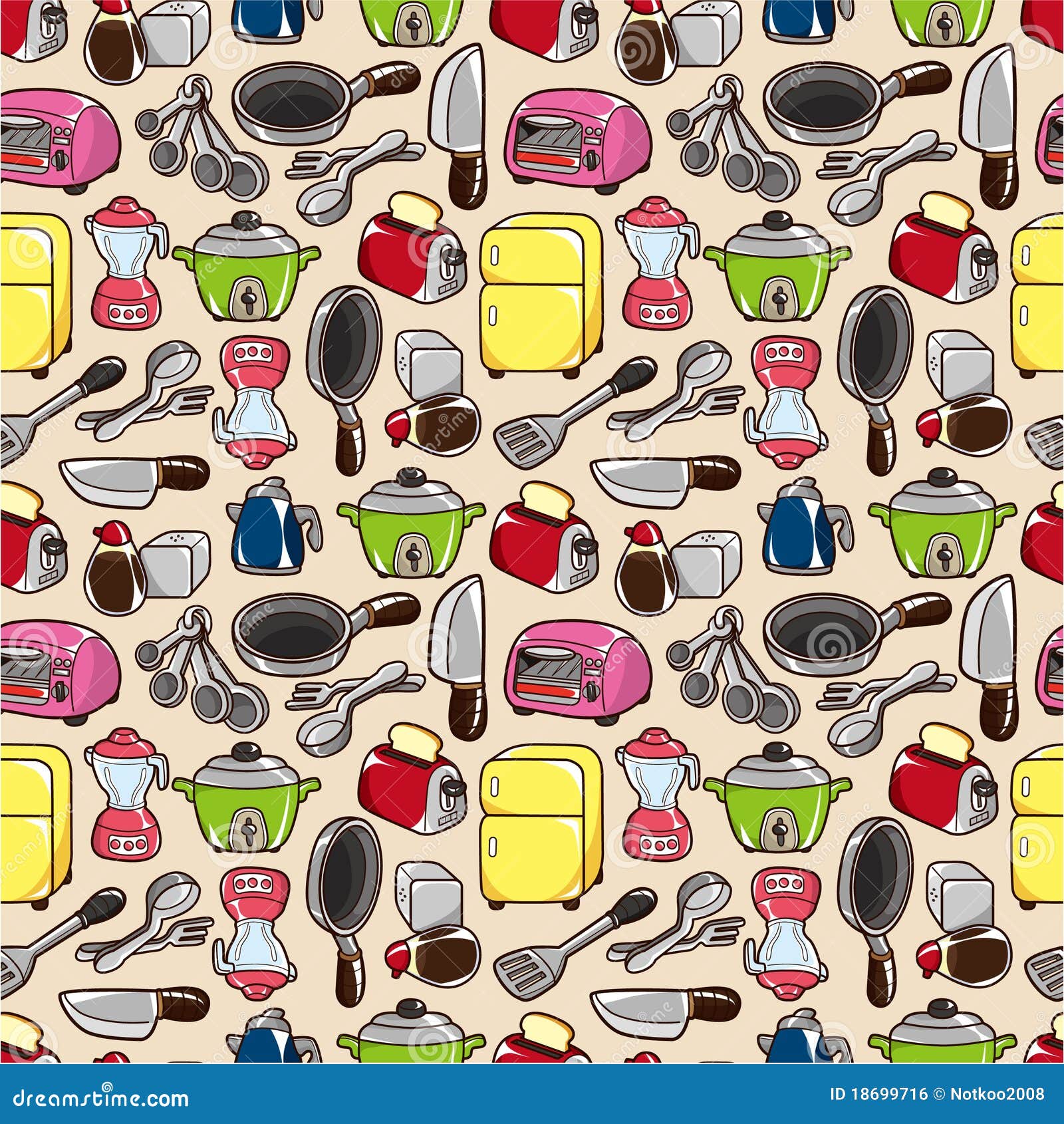 Kitchen Pattern Vector On Black Background | CartoonDealer.com #210654909