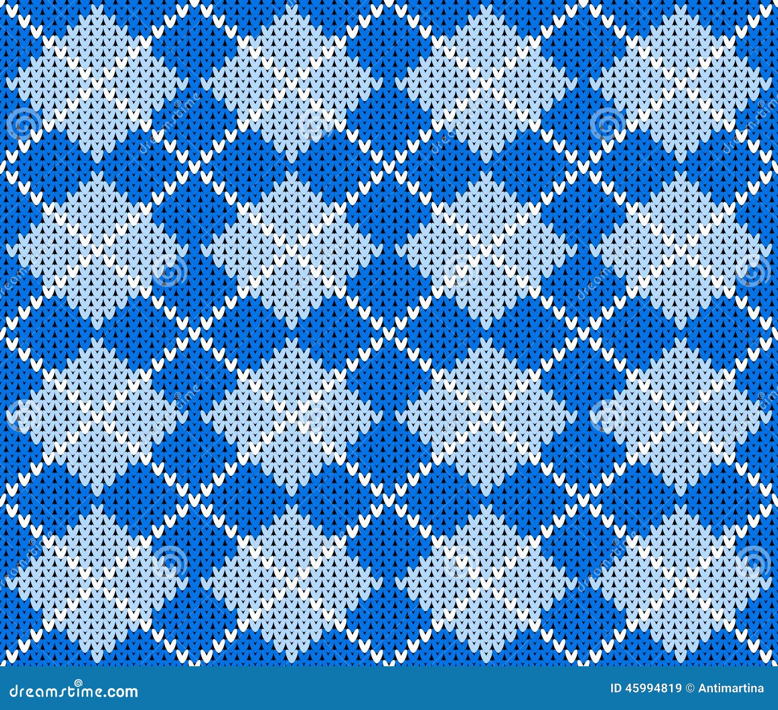 Seamless Knitted Patterns Cartoon Vector | CartoonDealer.com #48205505