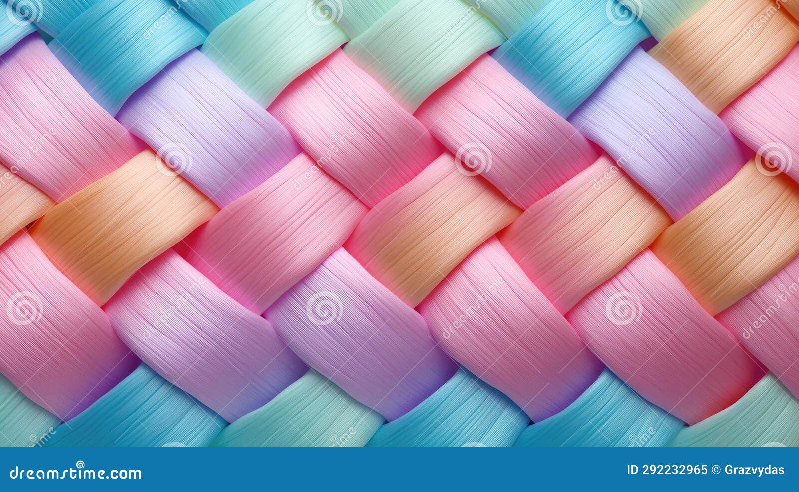 Seamless Knitted Pattern Crocheted from Bright Yarn Stock Illustration ...