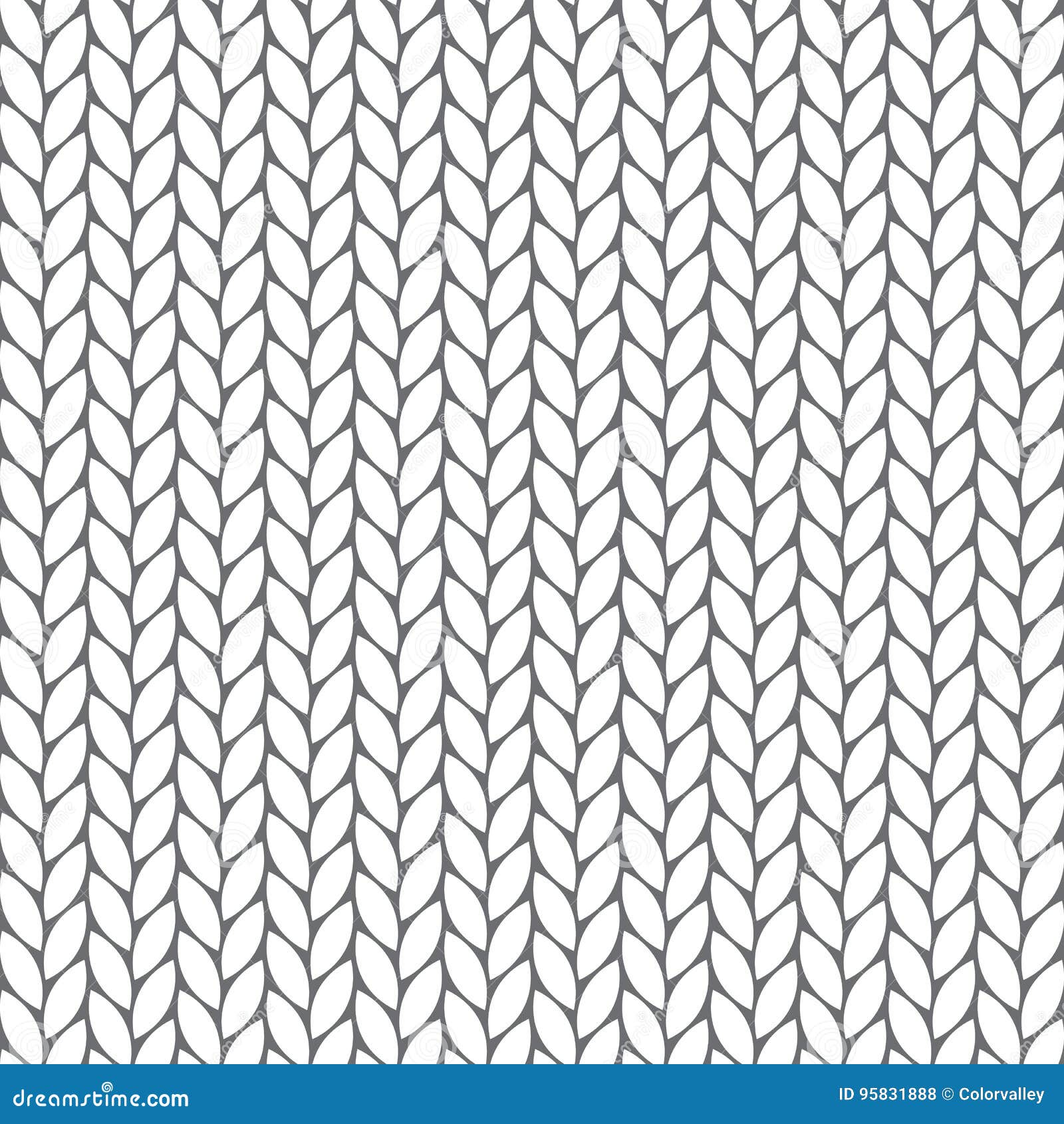 Seamless knitted pattern stock vector. Illustration of knitted - 95831888