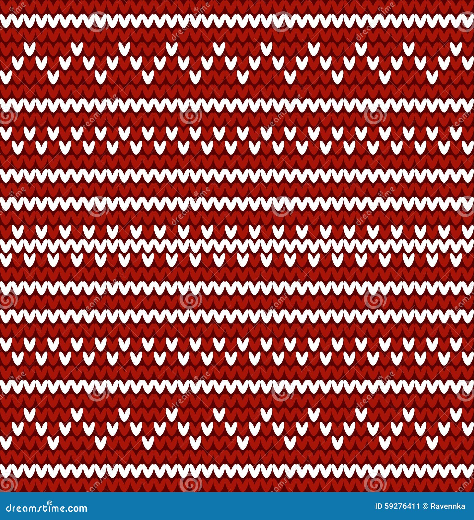 Seamless Knitted Pattern in Nordic Style Stock Vector - Illustration of ...