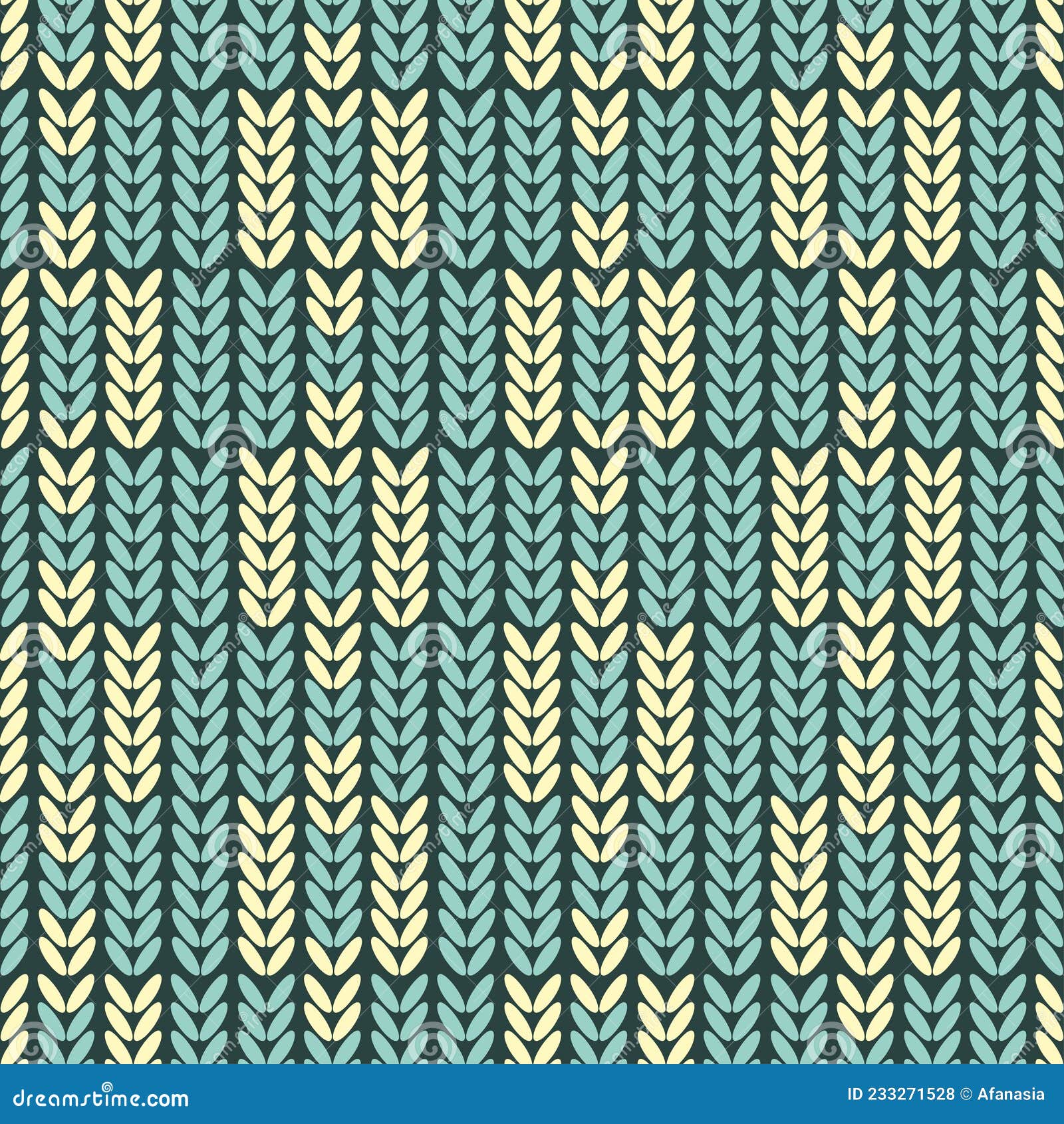 Seamless Knitted Pattern. Vector Wool Texture Stock Vector ...