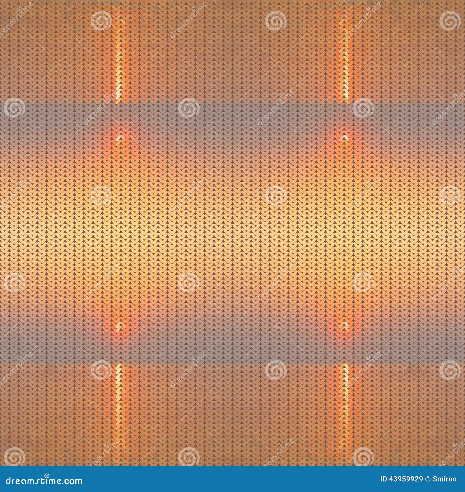 Seamless Knitted Sunset Pattern Stock Vector - Illustration of ...