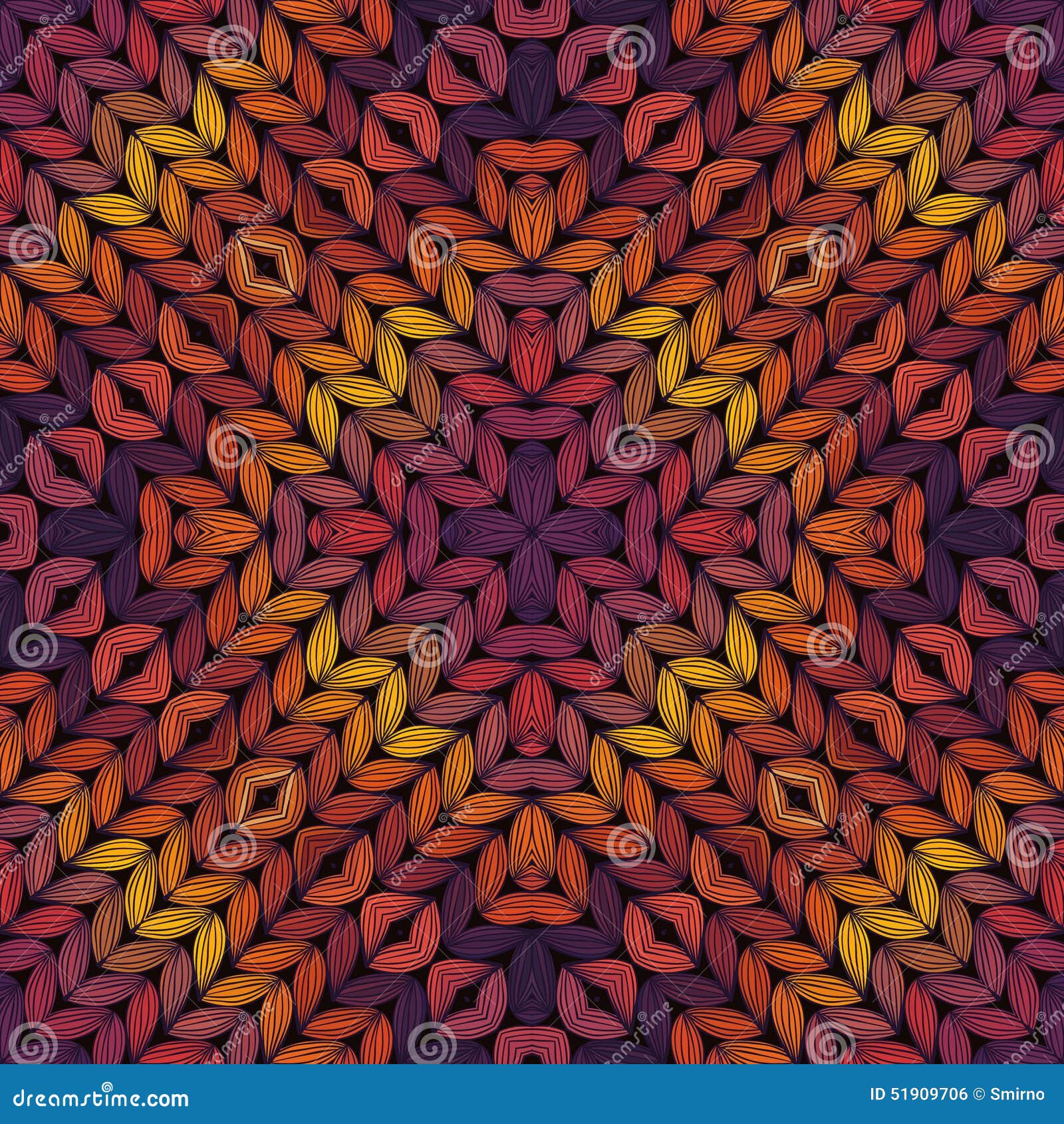 Seamless Knitted Sunset Pattern Stock Vector - Illustration of ornament ...