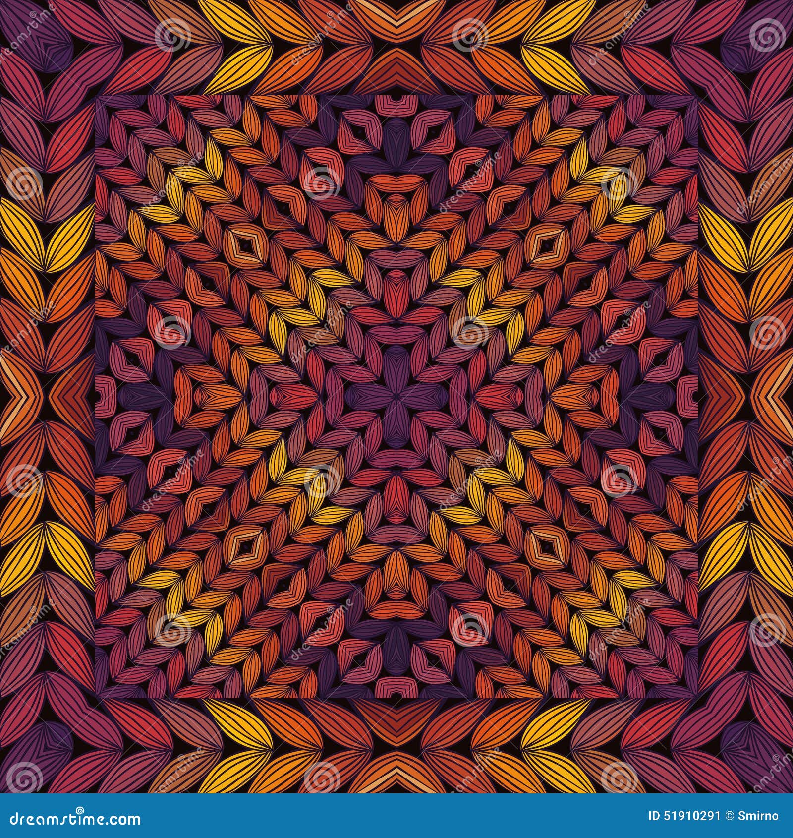 Seamless Knitted Sunset Pattern Stock Vector - Illustration of print ...