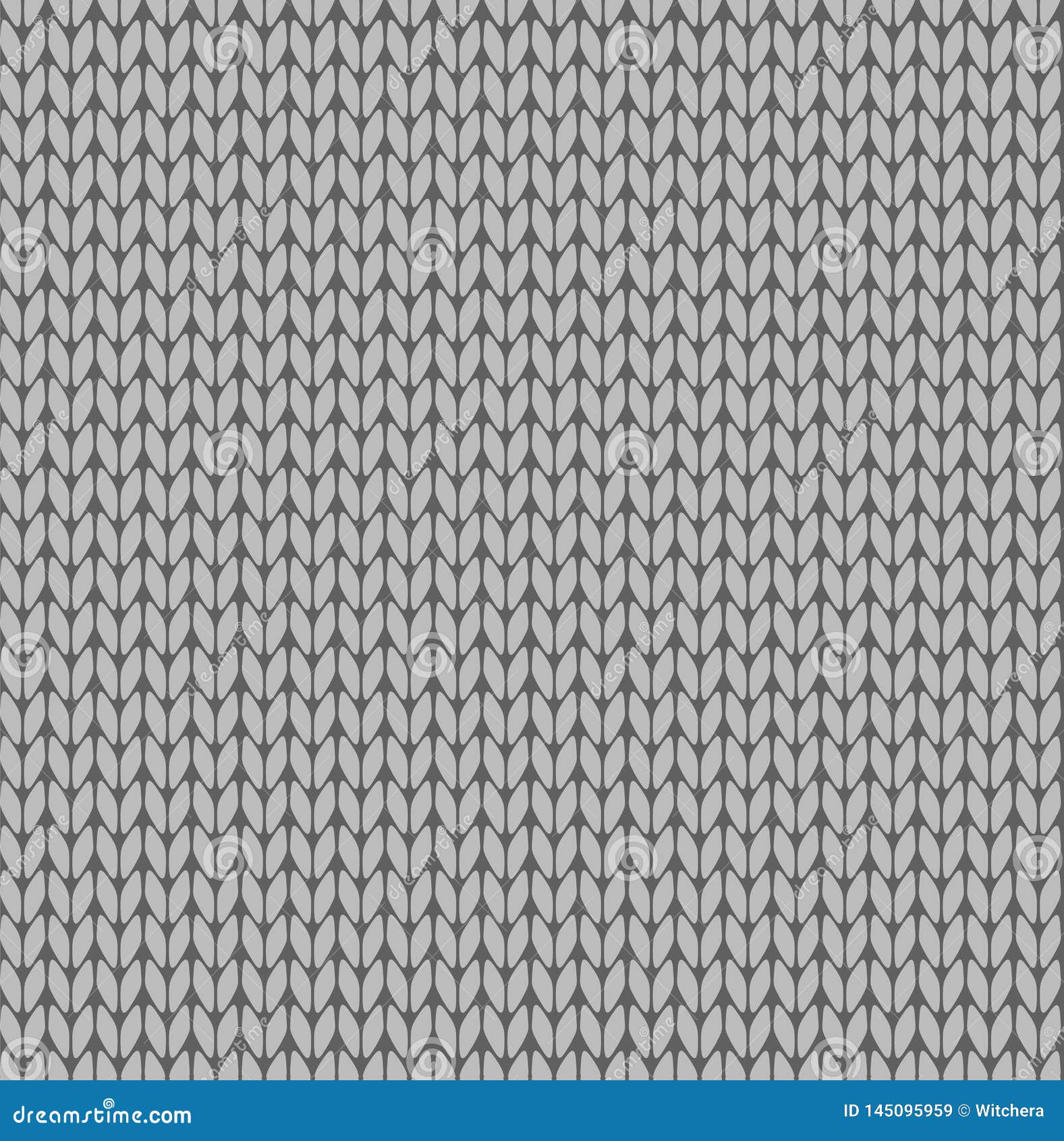 Seamless Knitted Pattern With Intertwining Lines Vector Illustration ...