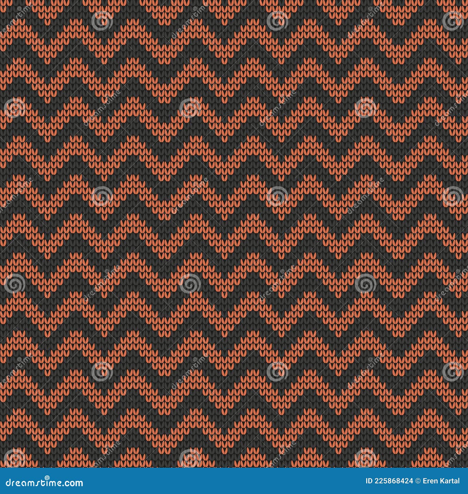 Seamless Knitted Zigzag Pattern. Missoni Design, Vector Illustration ...