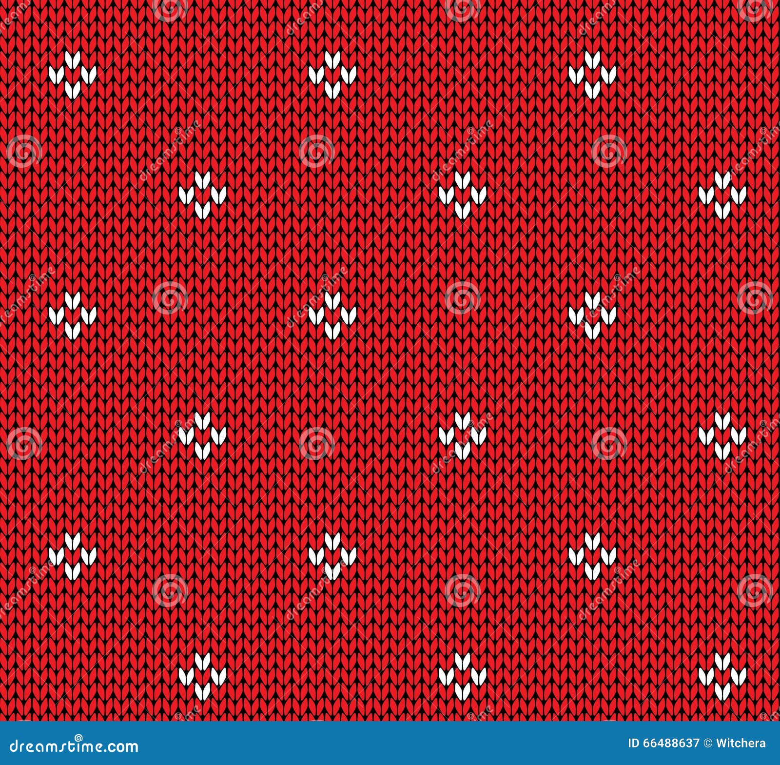Seamless Knitting Vector Pattern Stock Vector - Illustration of natural ...