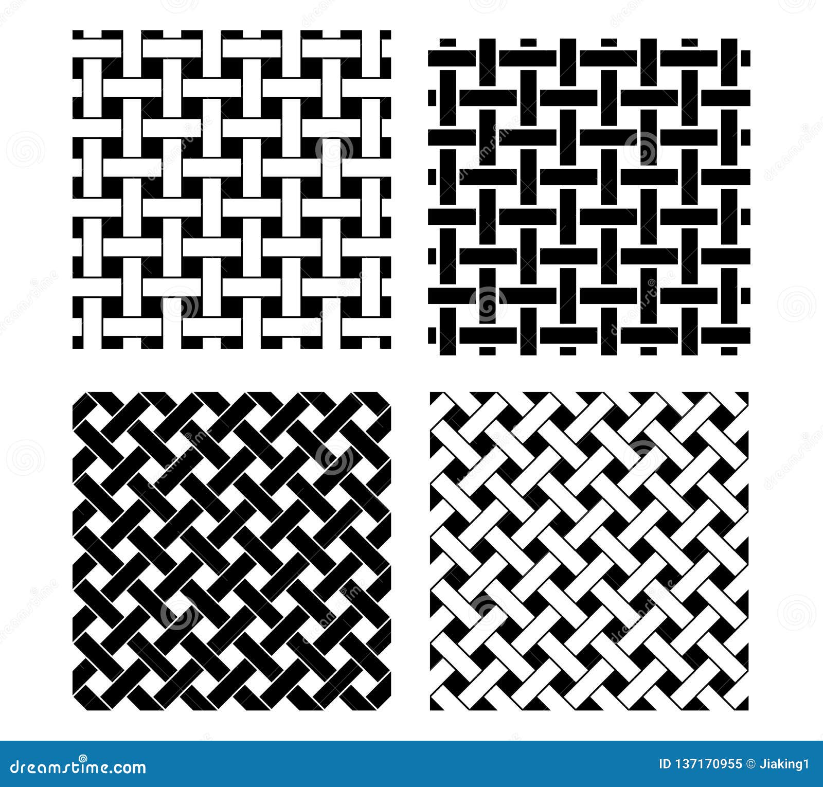 Seamless Knot Pattern in Black and White, Vector Stock Vector ...