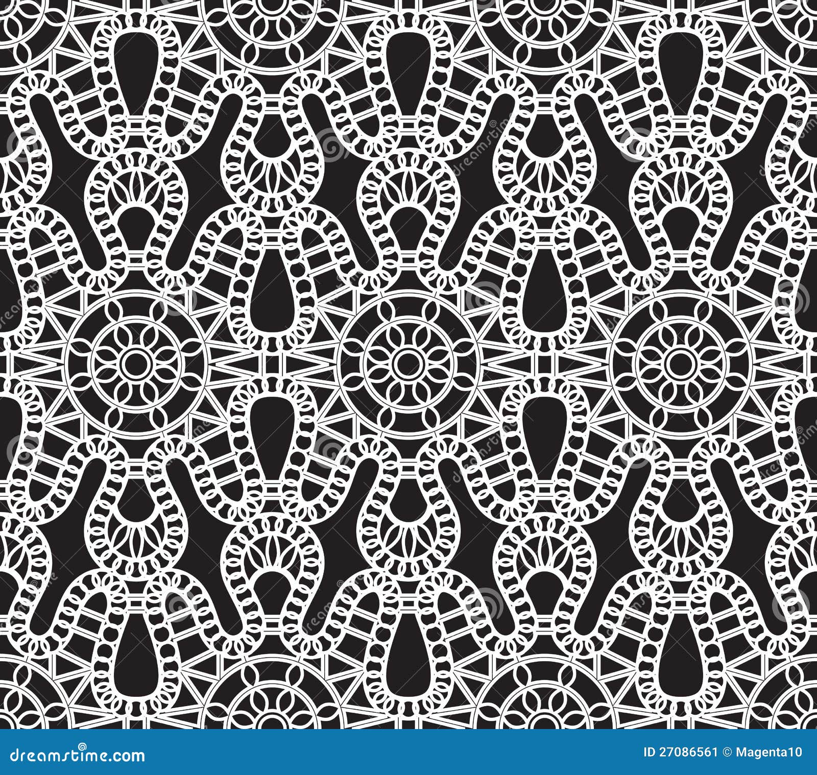 Seamless lace pattern stock vector. Illustration of lace - 27086561