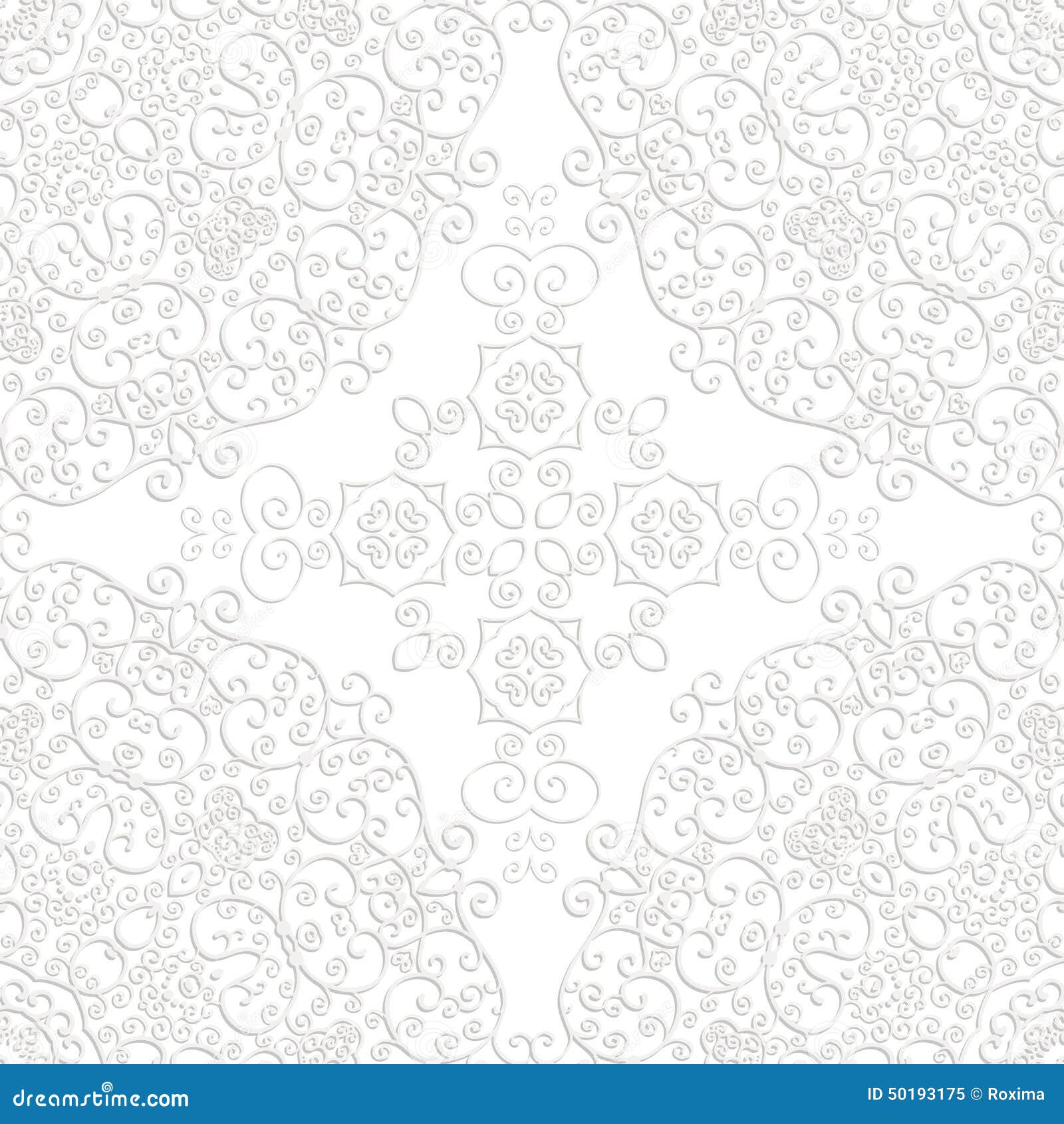 Seamless lace with shadow stock vector. Illustration of decoration ...