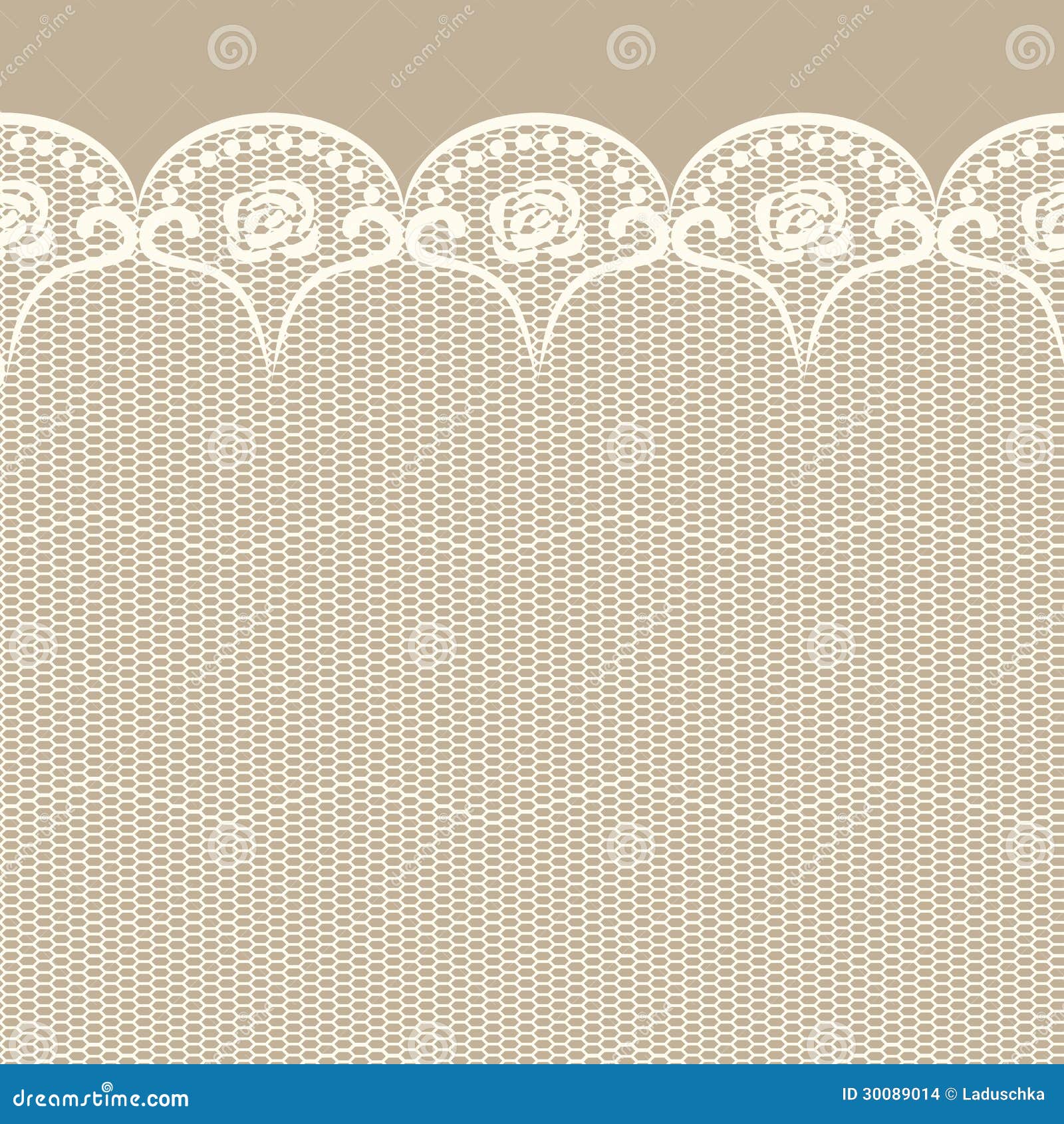 Seamless lacy border. stock vector. Illustration of lace - 30089014