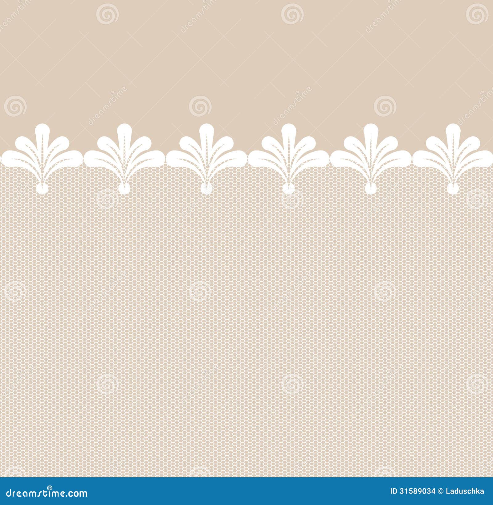 Seamless lacy border stock vector. Illustration of stripe - 31589034