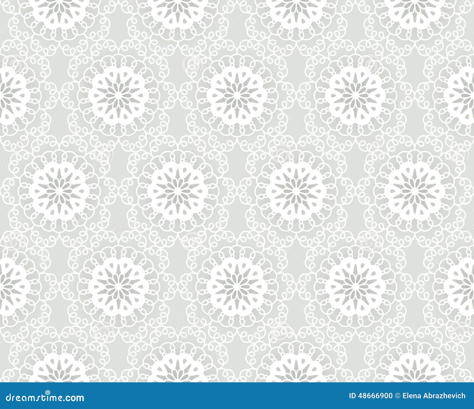 Seamless lacy pattern stock vector. Illustration of flower - 48666900
