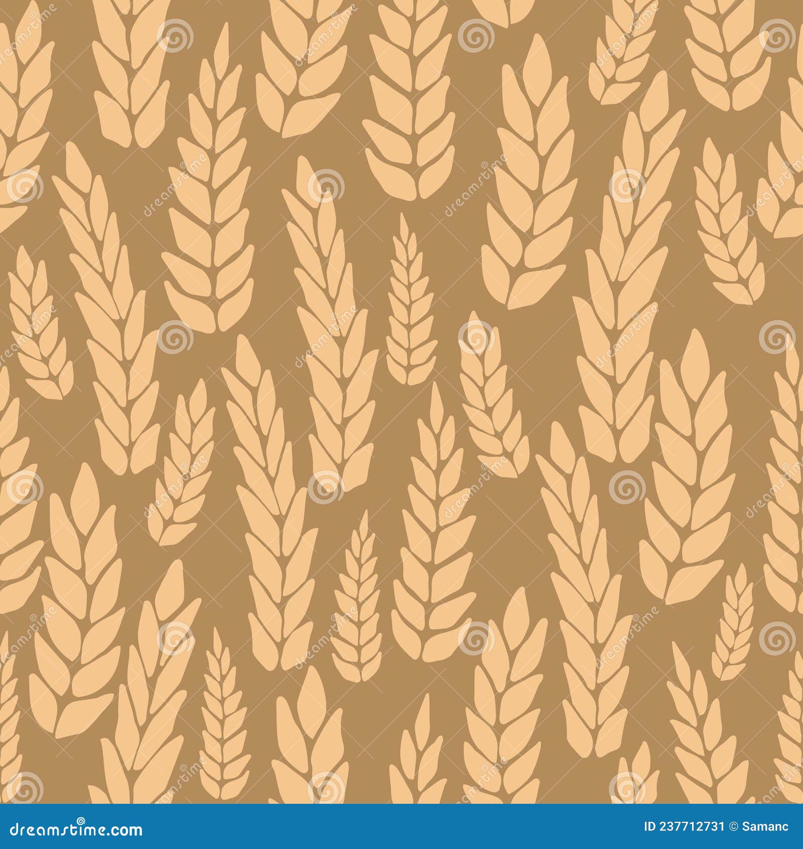 Seamless Laurel Wreath Floral Pattern. Seamless Pattern Can Be Used for ...