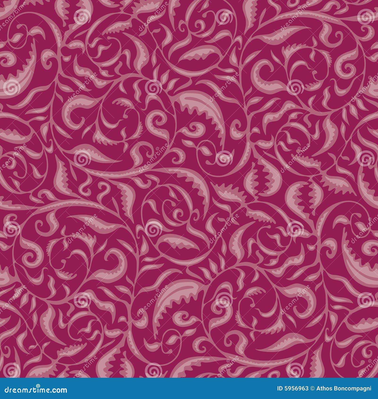 Seamless leaf pattern stock vector. Illustration of ornate - 5956963