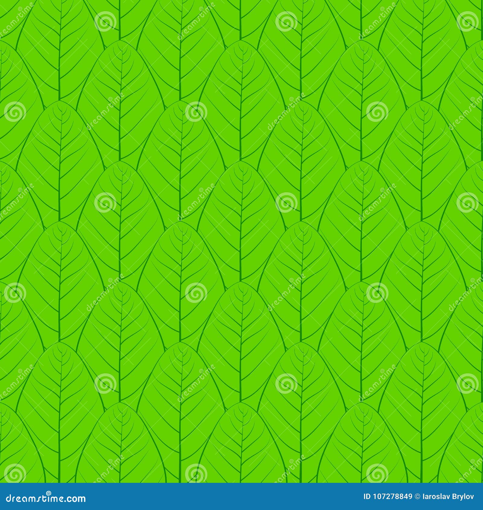 A seamless leaf pattern. stock vector. Illustration of texture - 107278849