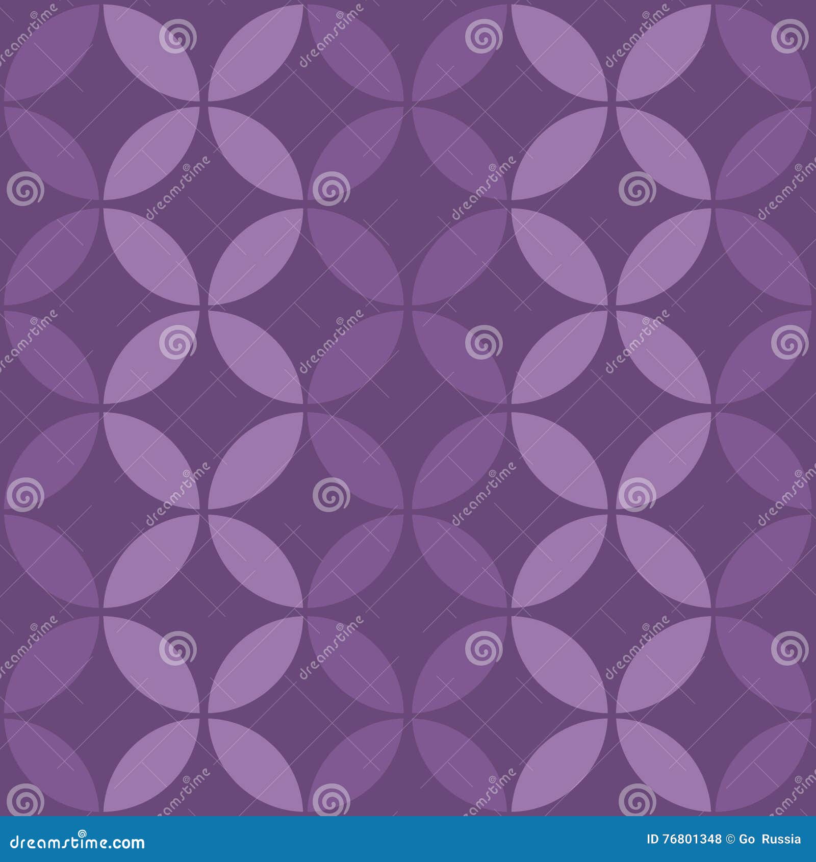 Seamless Leaves in Circle Seamless Vector Pattern. Stock Vector ...