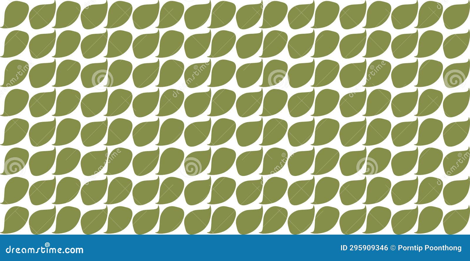 Green Leaves Pattern for Fabric. Stock Illustration - Illustration of ...