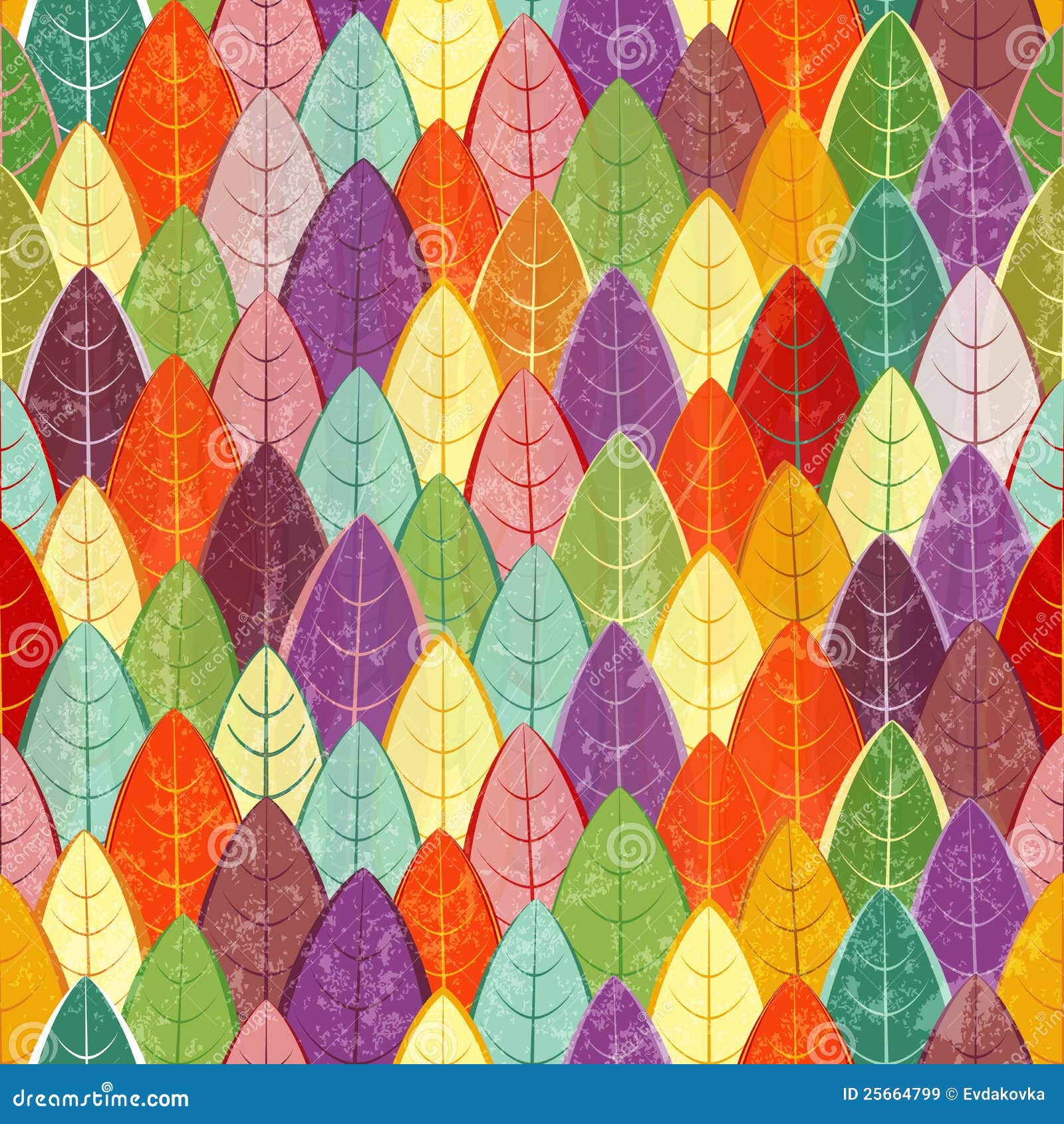 Seamless leaves wallpaper stock vector. Illustration of drawing - 25664799