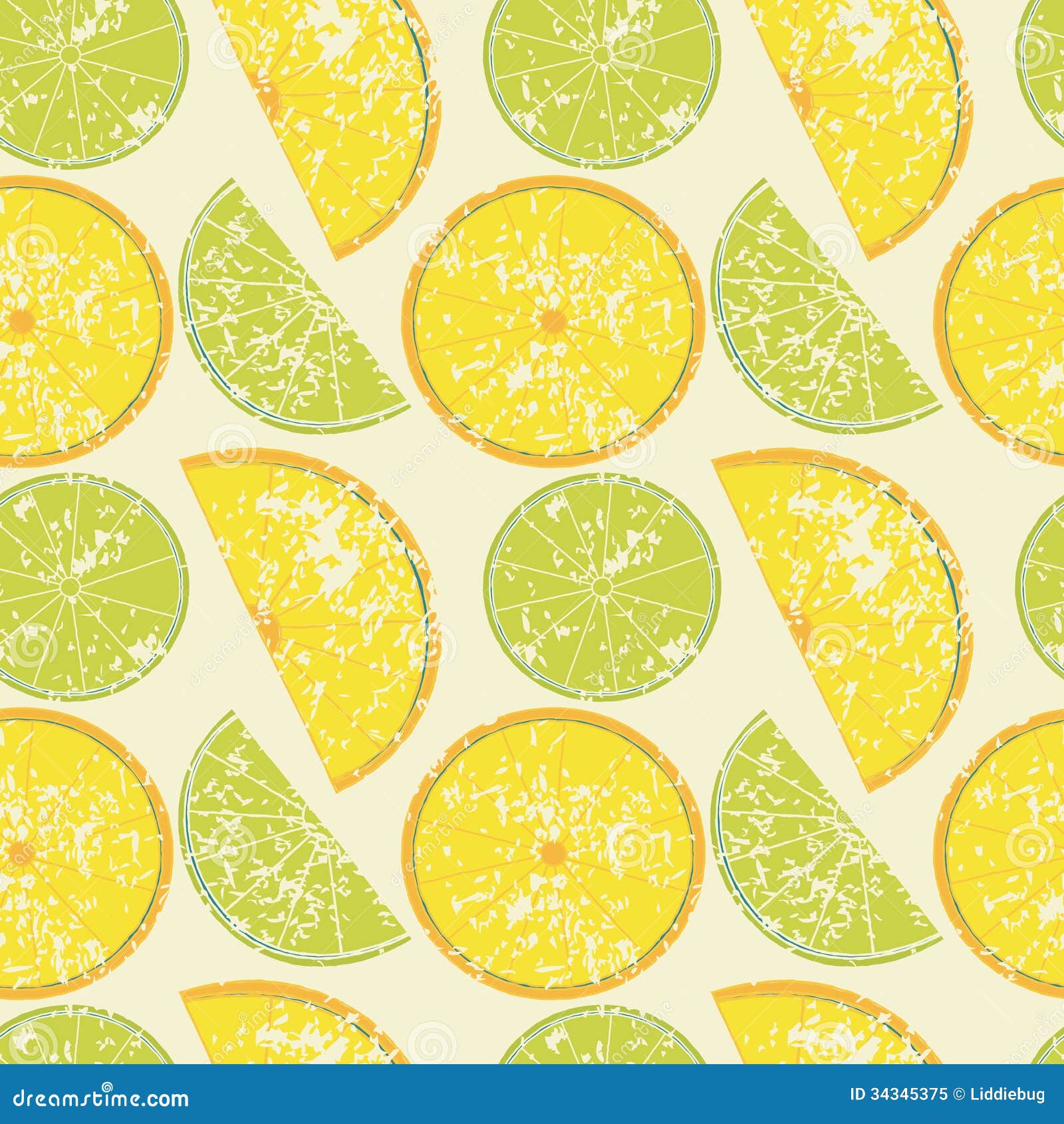 Seamless lemon pattern stock illustration. Illustration of decorative ...