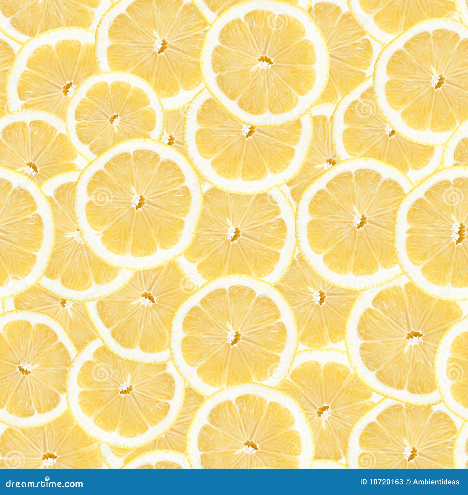 Seamless Lemon Slice Pattern Stock Image - Image of background, fresh ...