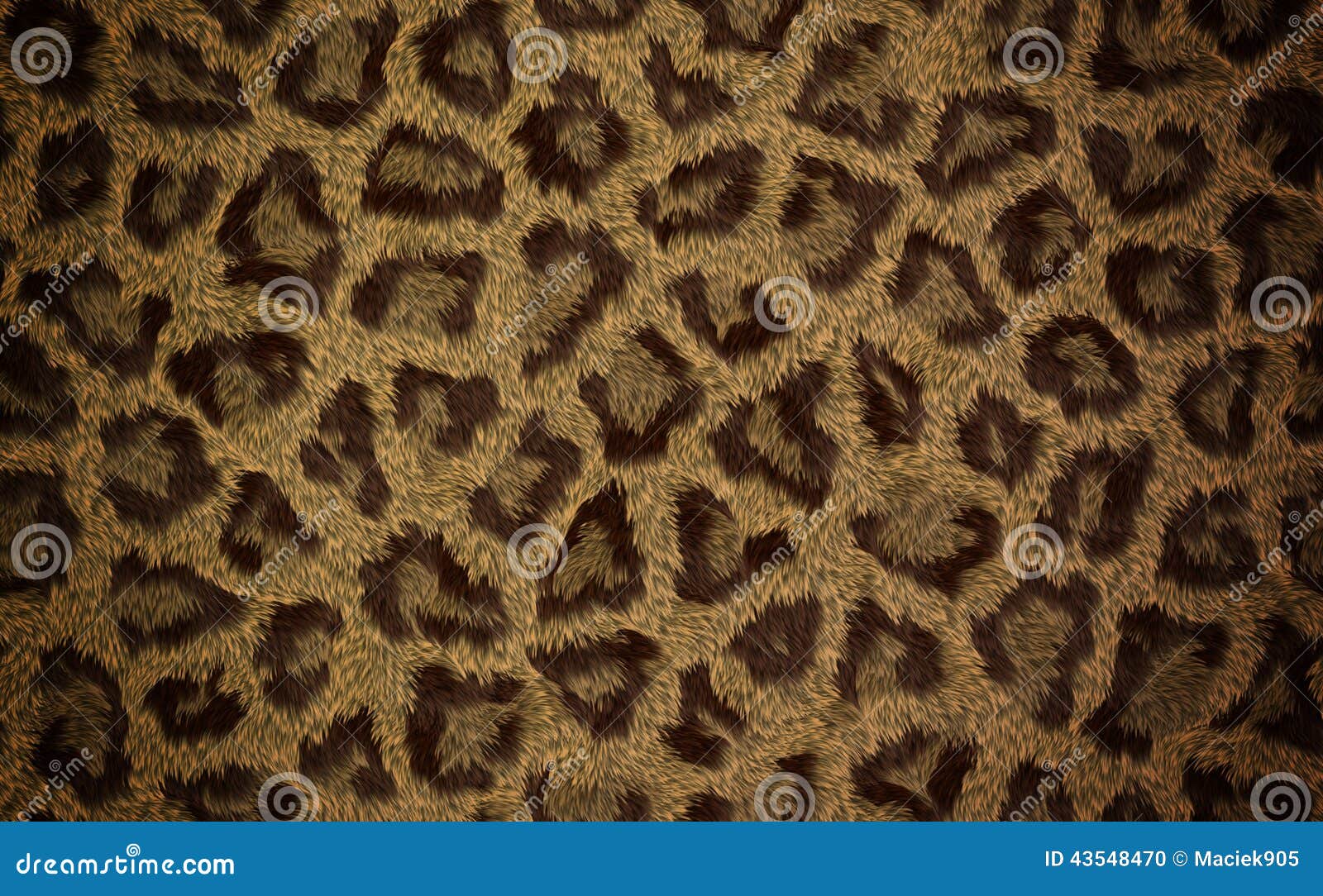 Seamless Leopard Animal Fur Texture for Background Stock Illustration ...