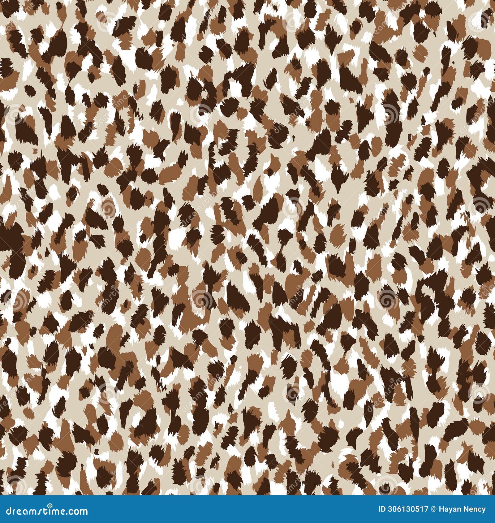 Seamless Leopard Skin Cemoflage Pattern on Background Stock Vector ...