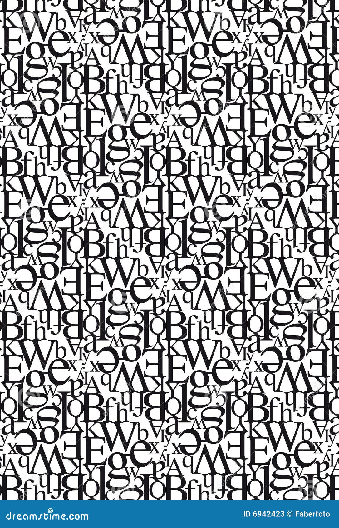 Seamless Letter Pattern stock vector. Illustration of inspiration - 6942423
