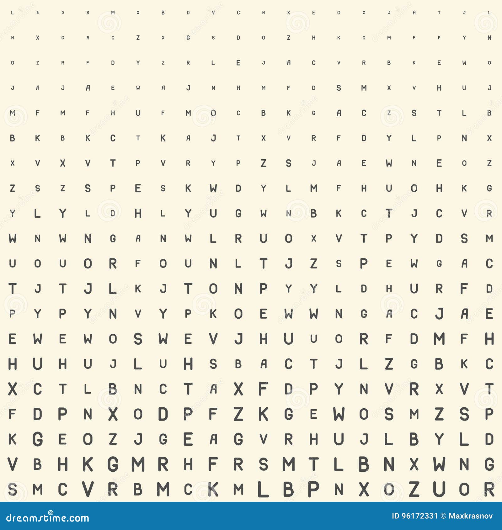 Seamless Letter Pattern. Abstract Font Background Stock Vector ...