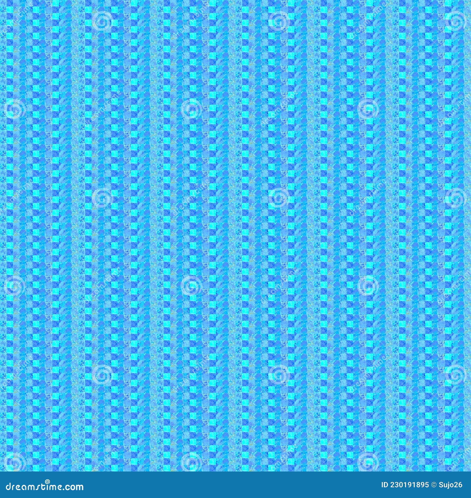 Seamless Light Blue Irregular Stripes Background Stock Illustration ...