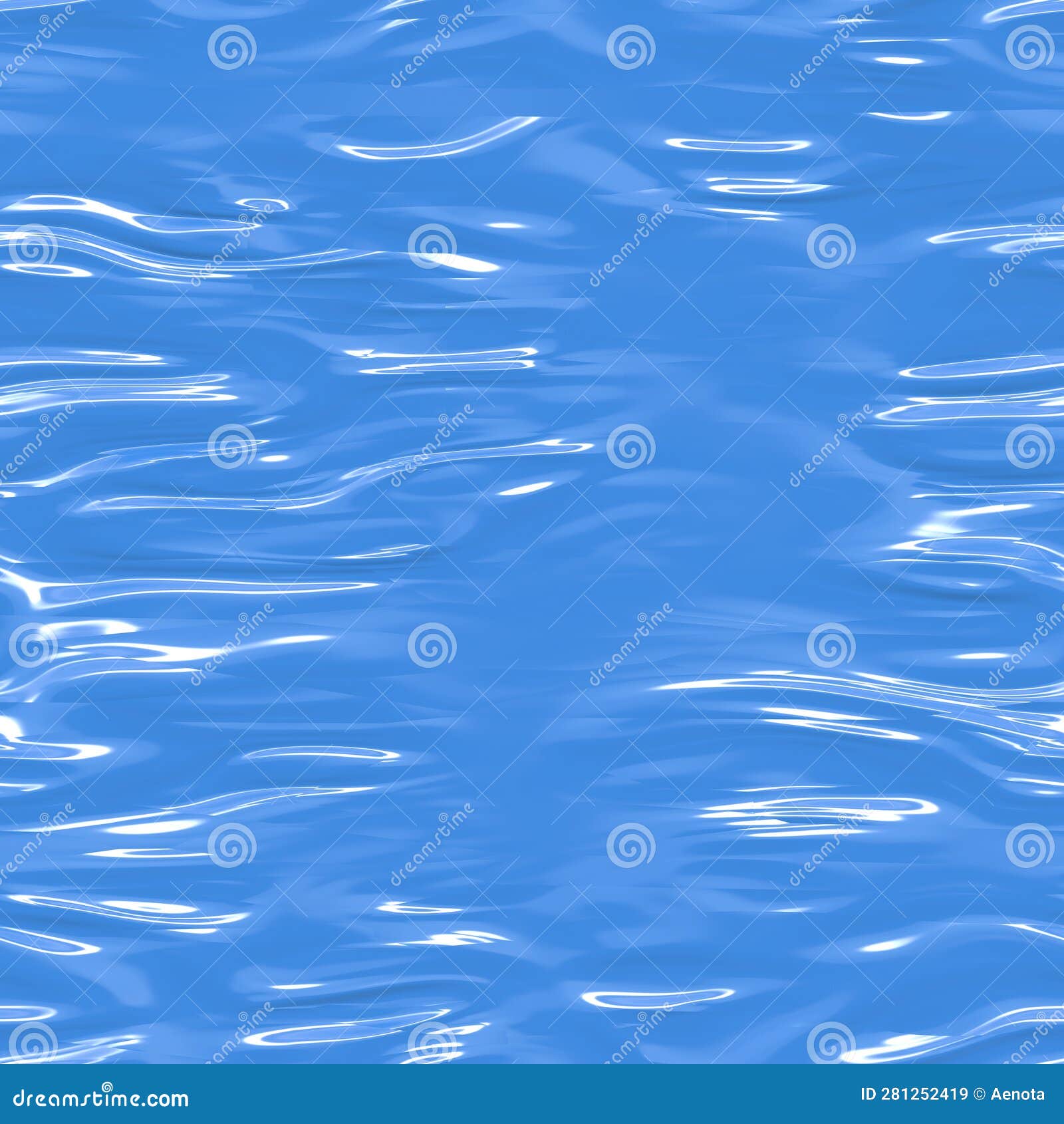 Seamless Light Blue Water Pattern Stock Illustration - Illustration of ...